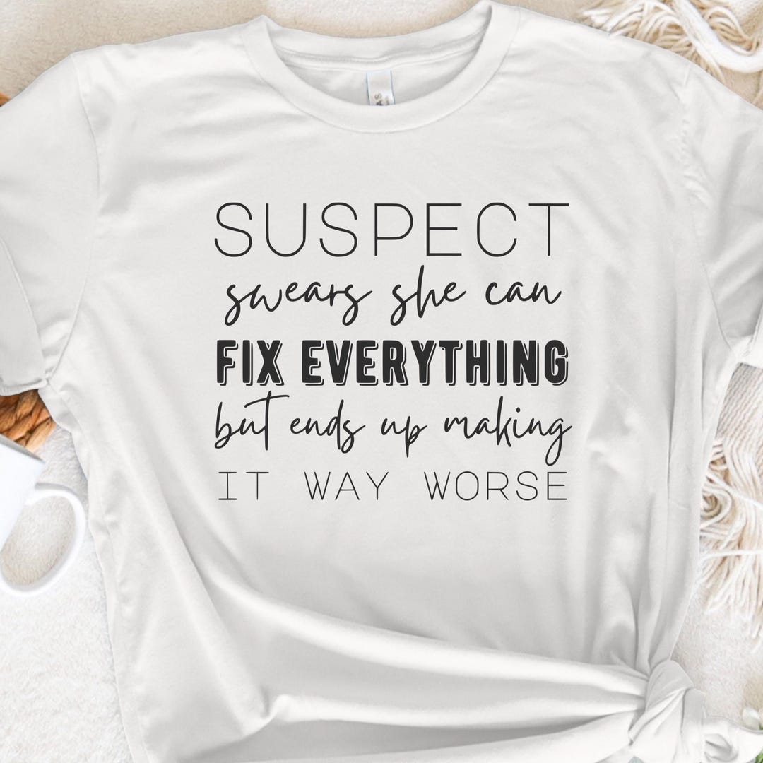 Suspect Claims SVG PNG Bundle, Digital Download for Crafting & DIY ...