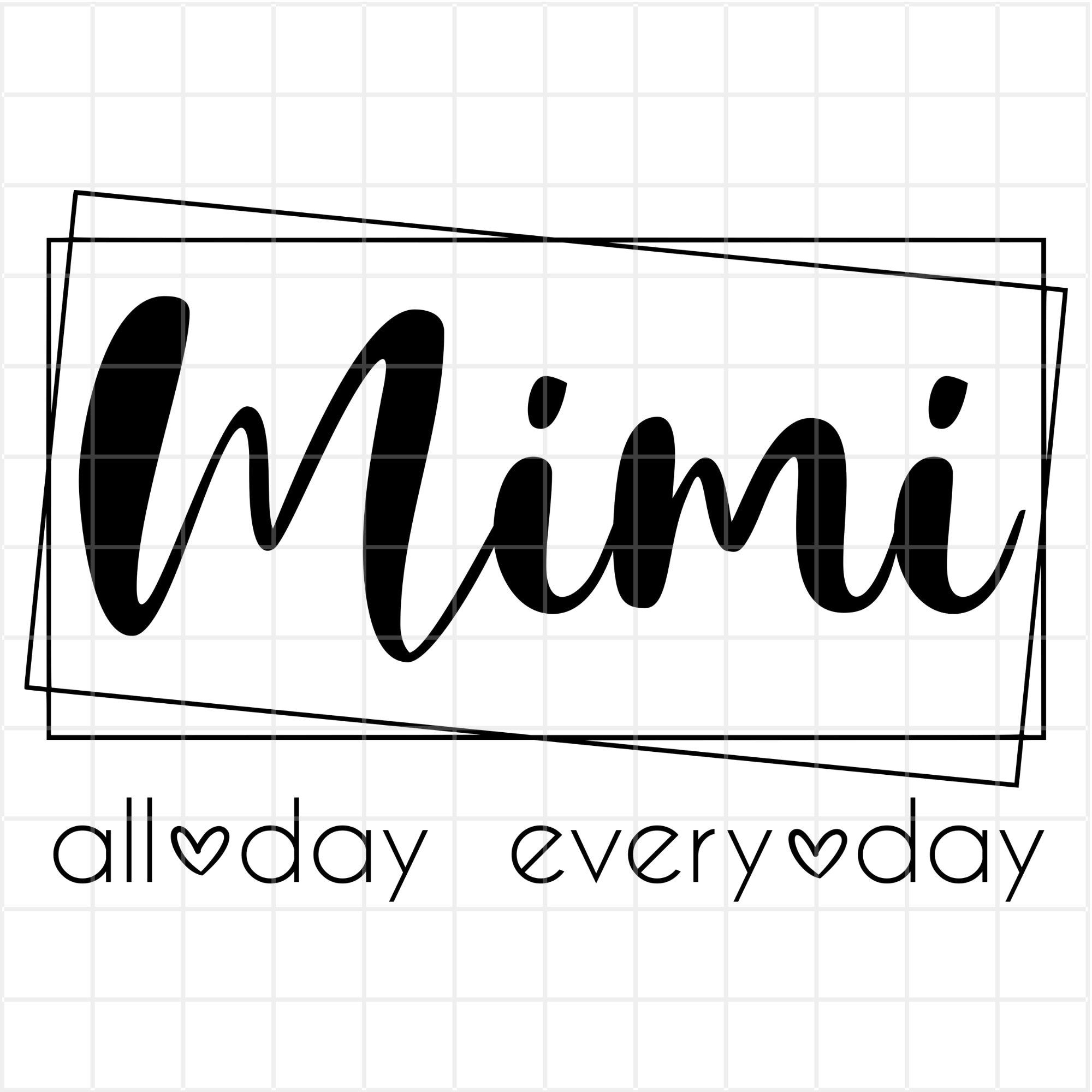Mimi SVG Bundle, Mimi PNG Bundle, Creative Mimi Designs for Crafting ...
