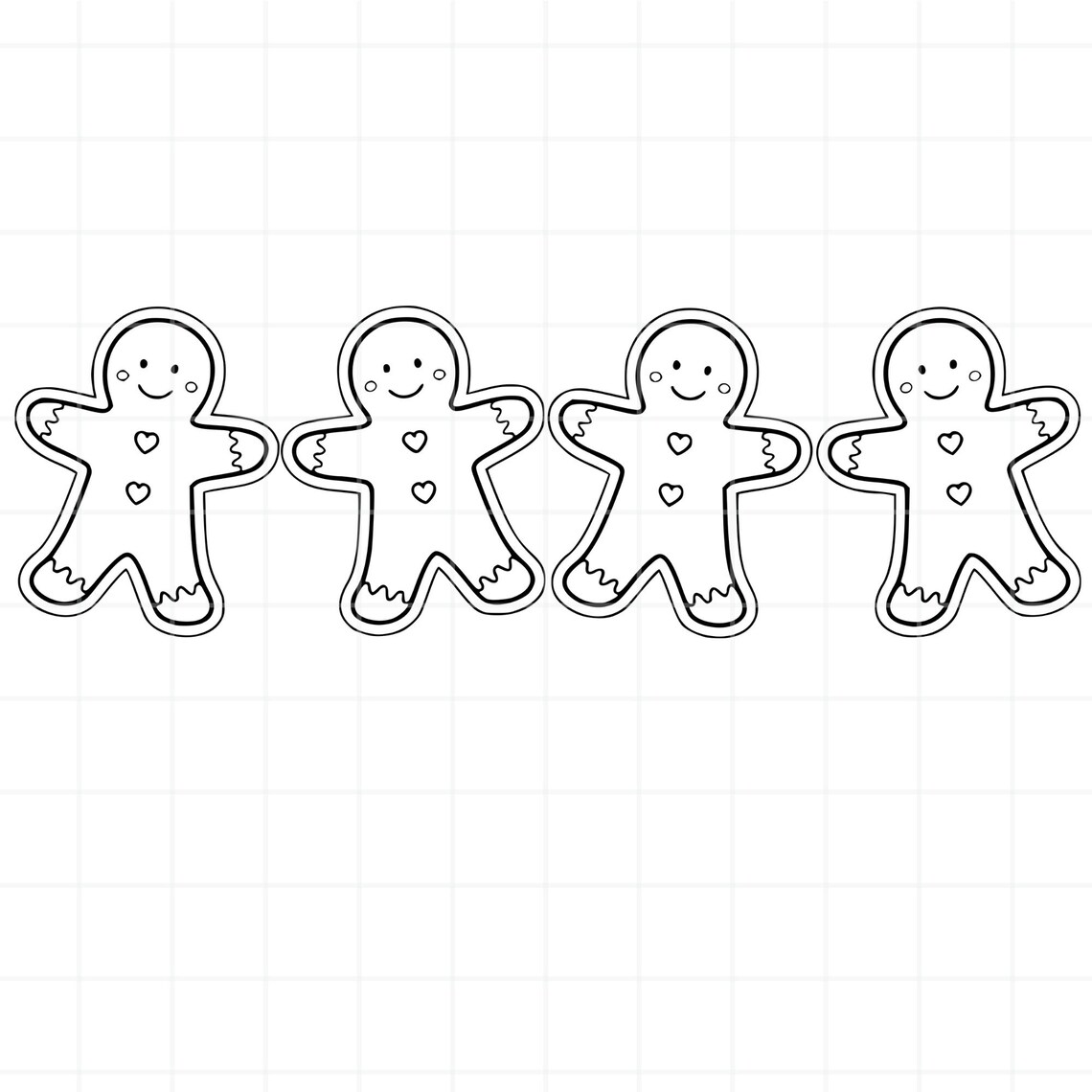 Gingerbread Man SVG, Gingerbread Man PNG, Bakery, Christmas Baking ...