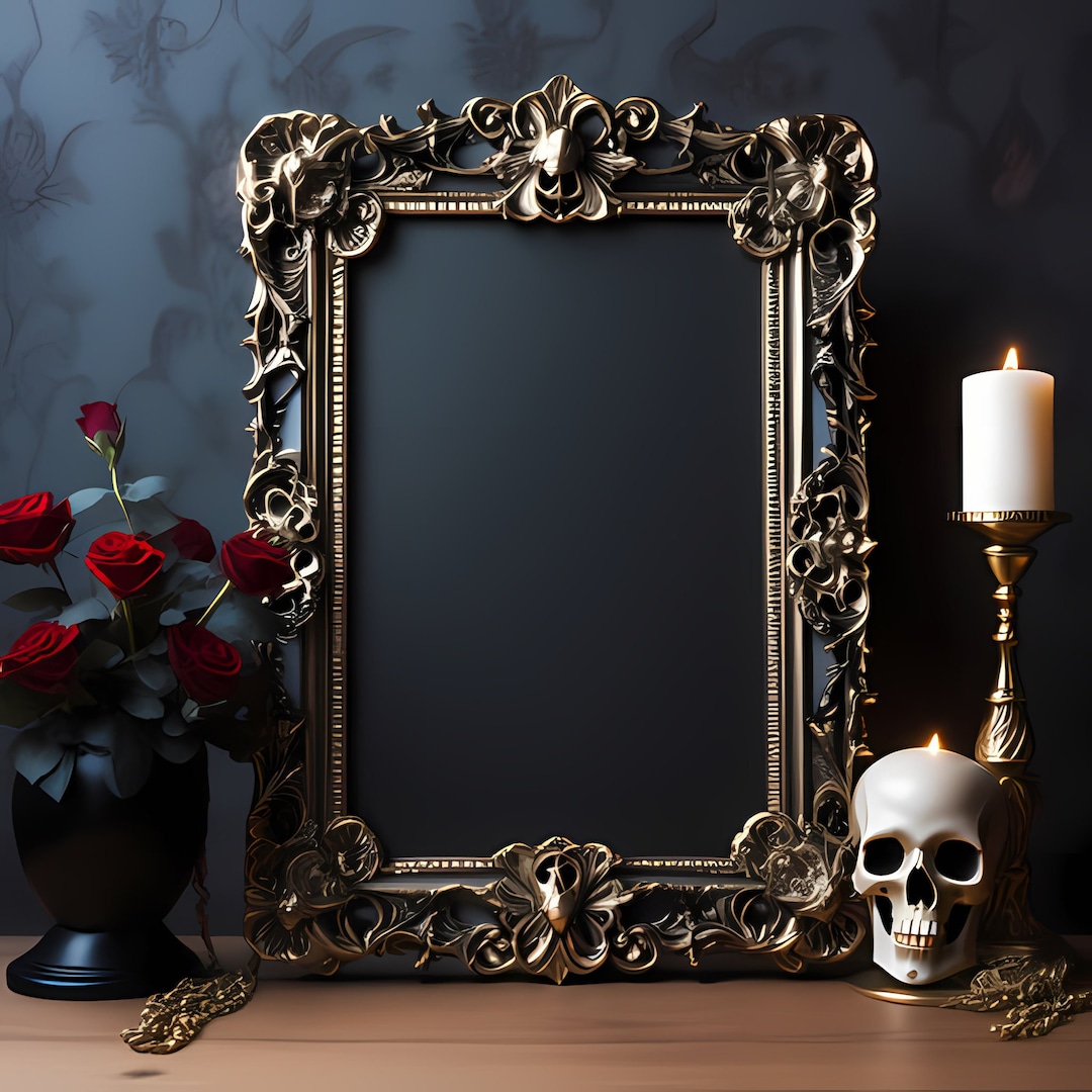 Baroque Frame | Gothic Frame | Gothic Style | Editable Frame | Frame ...