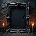 Gothic Dark Frame Mockup | Gothic Home Decor | Gothic Decor | Gothic ...