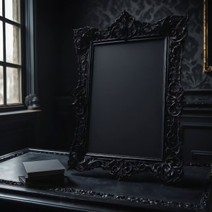 52 Pieces of Dark, Gothic Frame Mockup | Wall Art Mockup | Gothic Wall ...