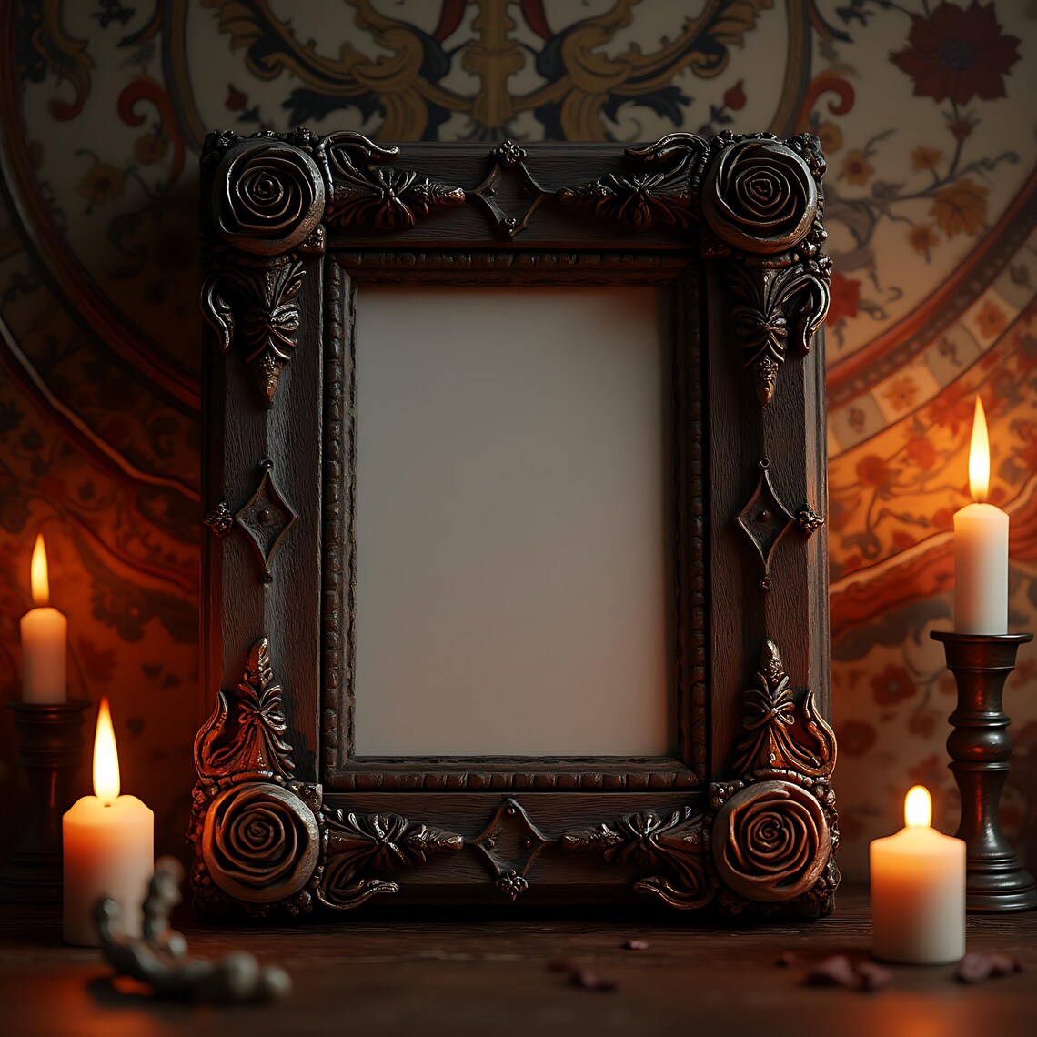 8x10 Picture Frame | Gothic Picture Frame | Gothic Art Mockup | Gothic ...