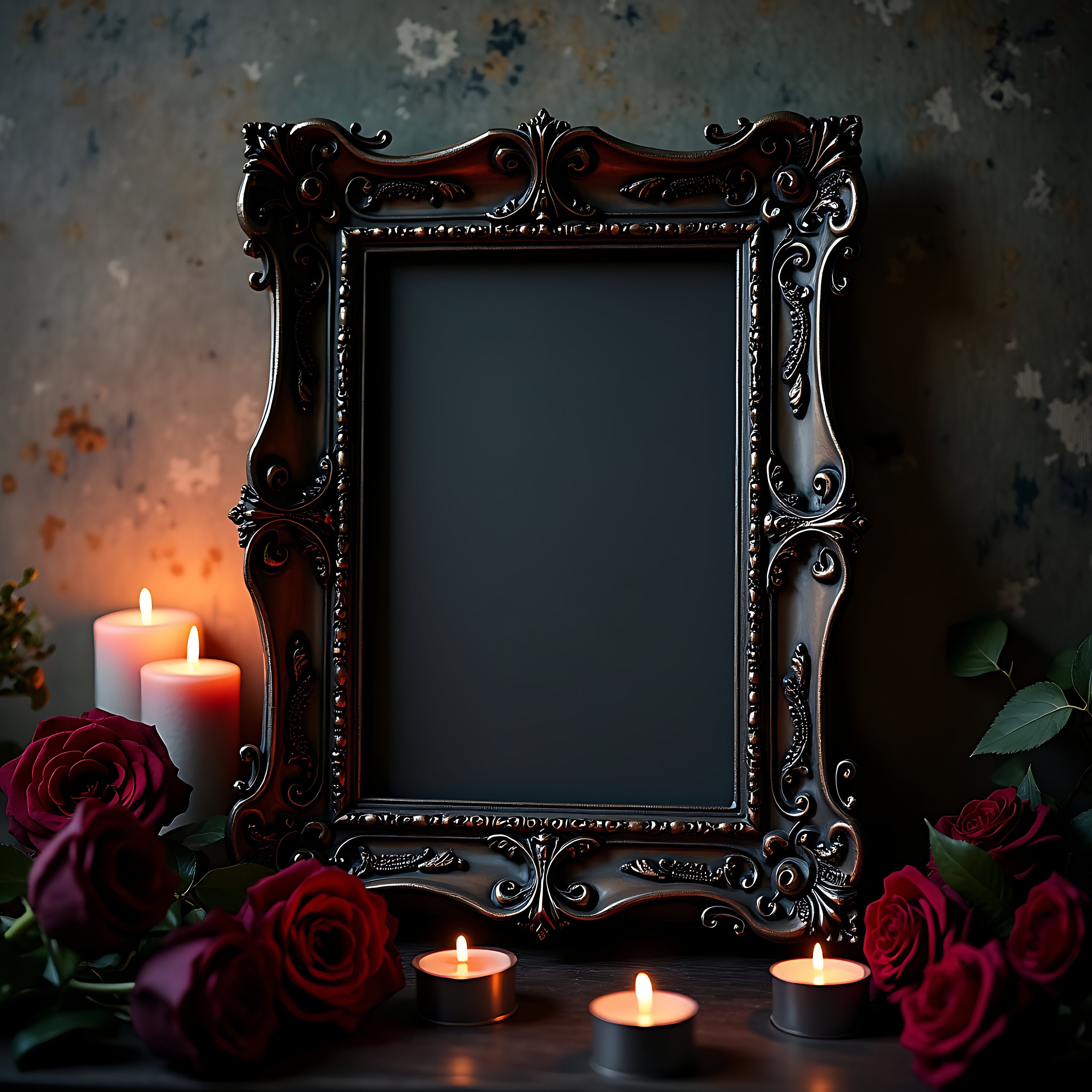 Baroque Frame | Gothic Frame | Vintage Frame | Wall Art Frame | Goth ...
