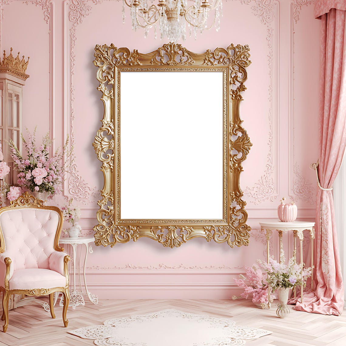 Vertical Poster Frame 5x7 Mockup | Canvas Mockup | Vertical Frame ...