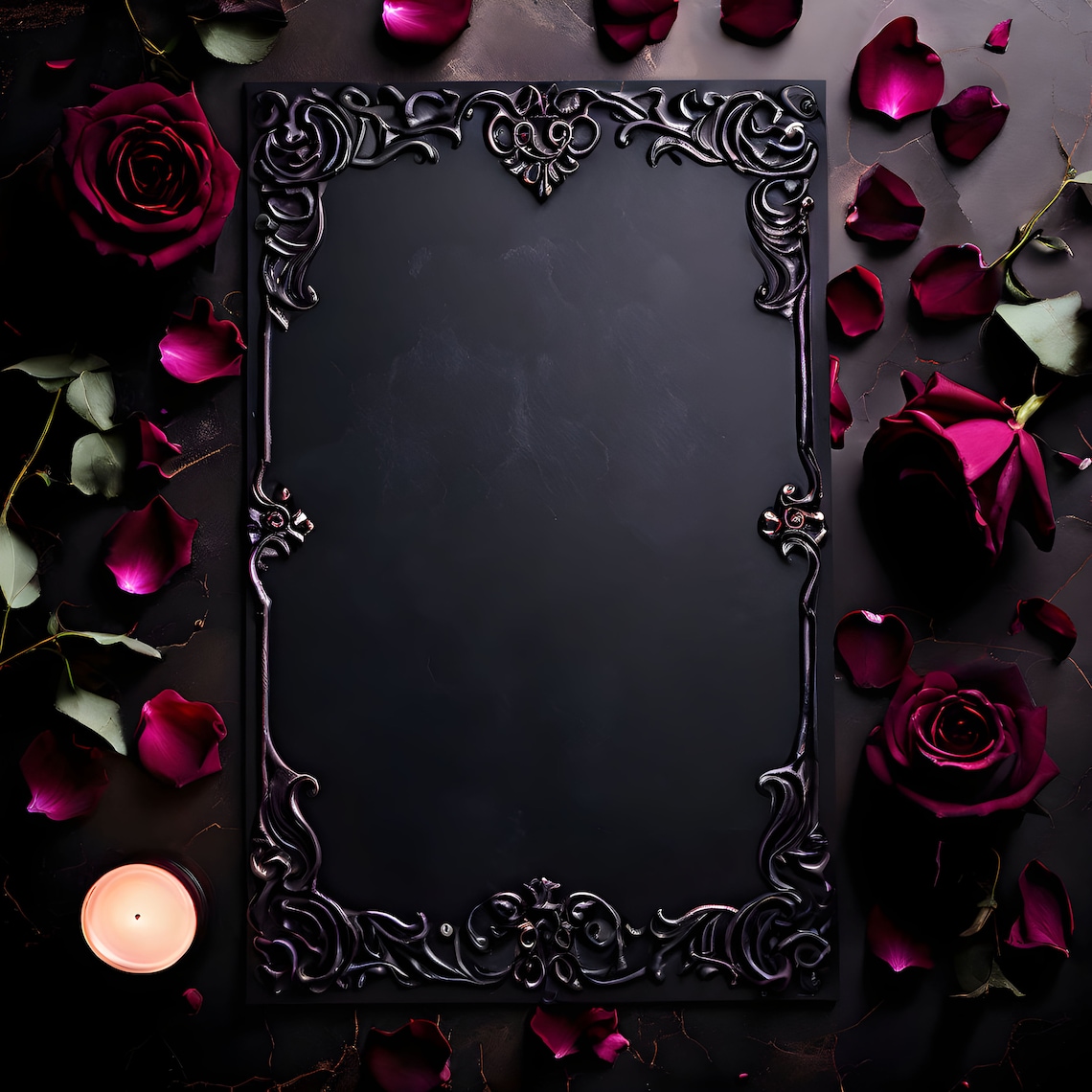 Gothic Wedding Card Mockup Wedding Card Wedding Mockup Bundle Marriage ...