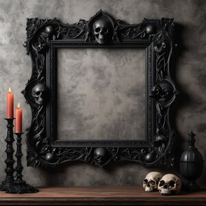 11 Pieces of Gothic Wall Art Mockup | Gothic Home Decor | Gothic Frame ...
