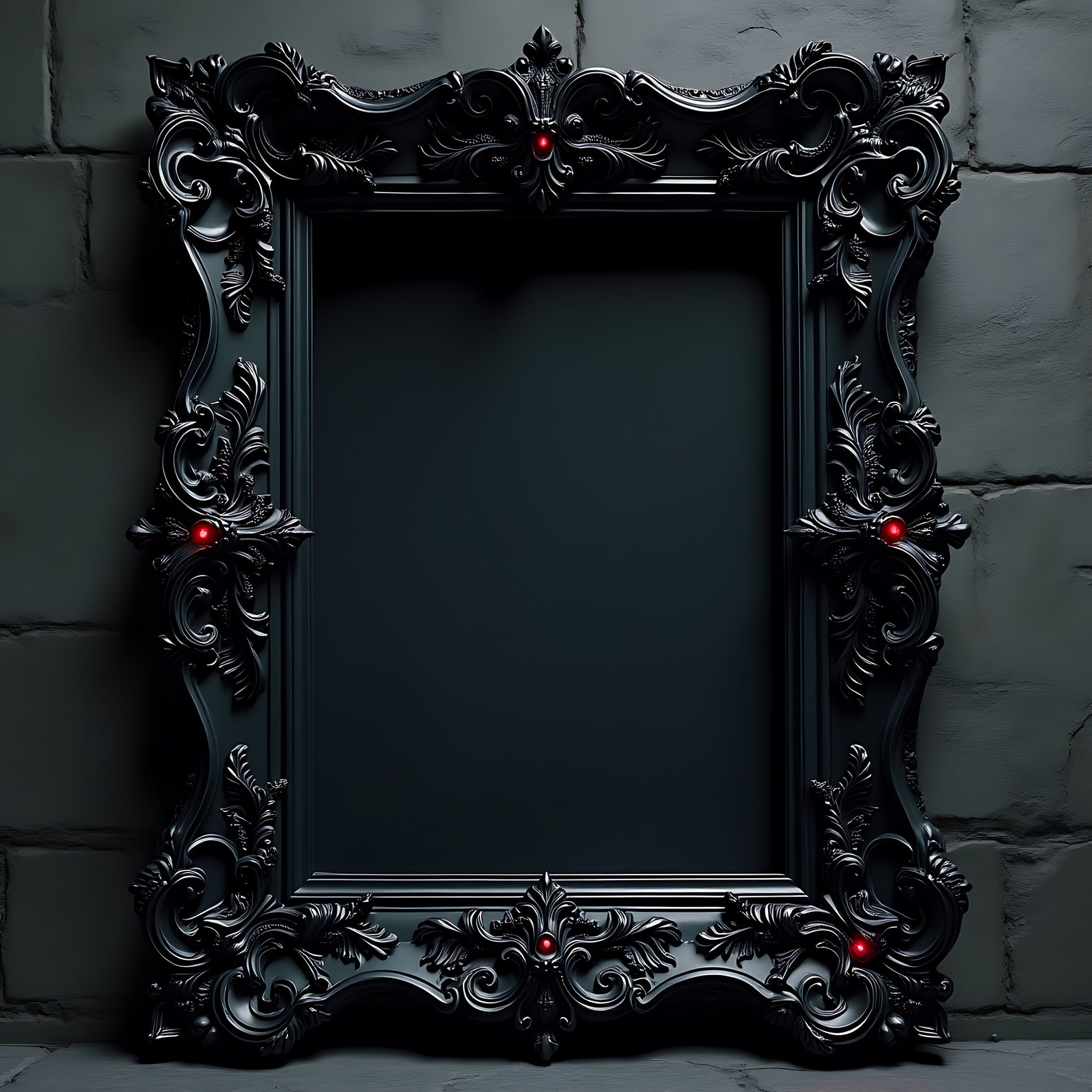 Gothic Dark Frame Mockup | Gothic Home Decor | Gothic Decor | Gothic ...
