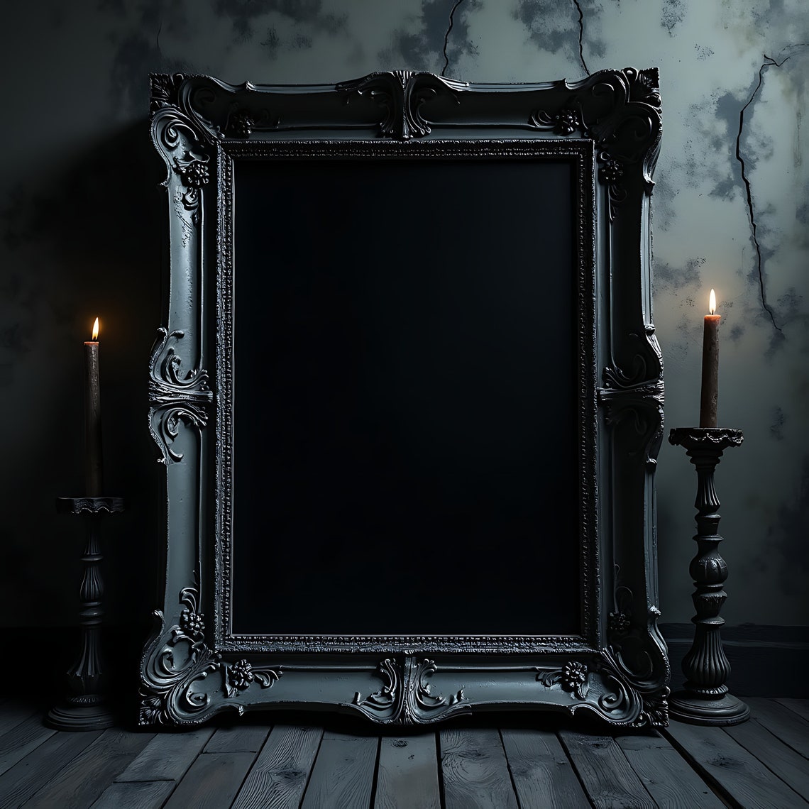 Gold & Dark Frame Mockup | Single Frame Mockup | Black Frame Mockup ...