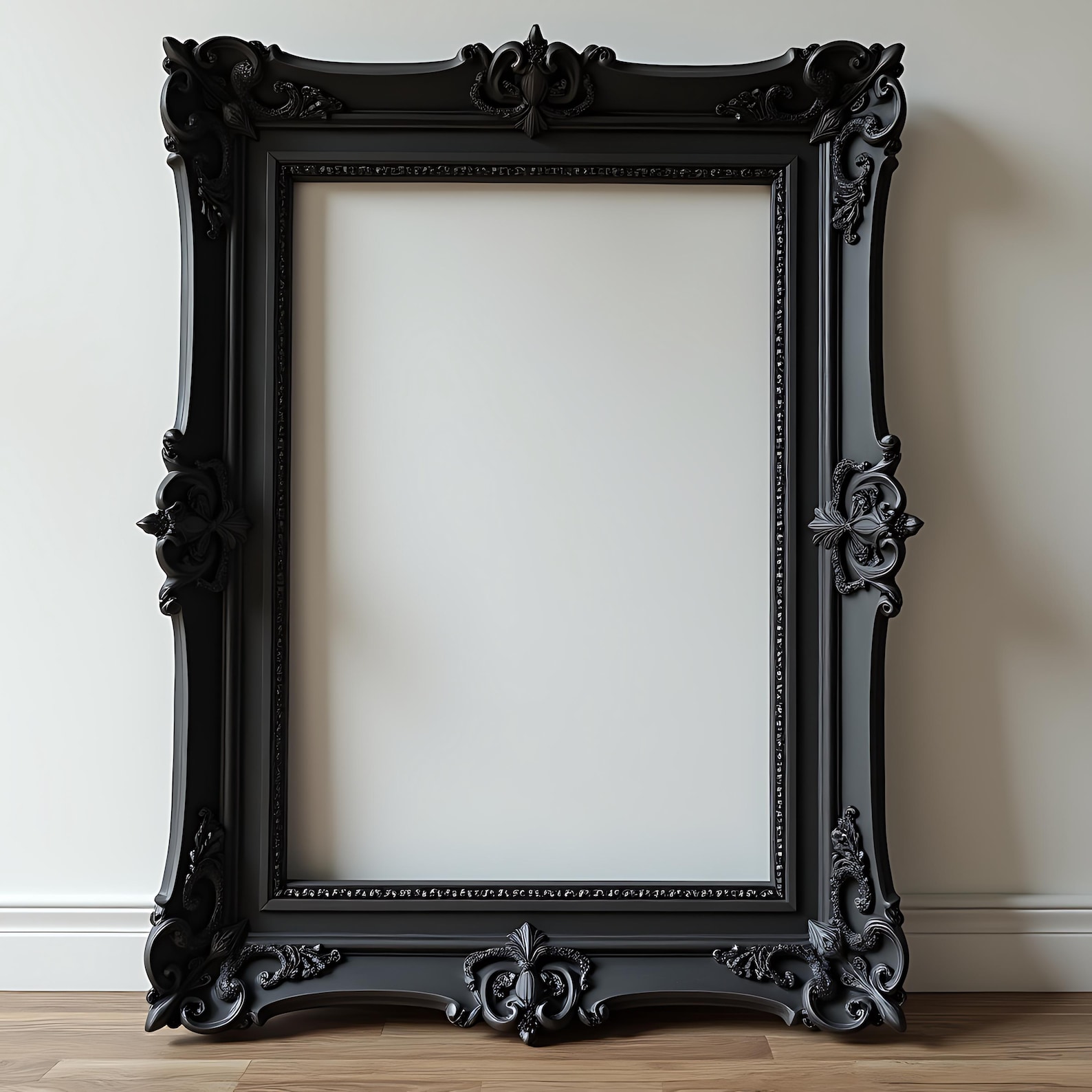 Black Gothic Frame Mockup | Black Frame | Gothic Frame | Single Frame ...