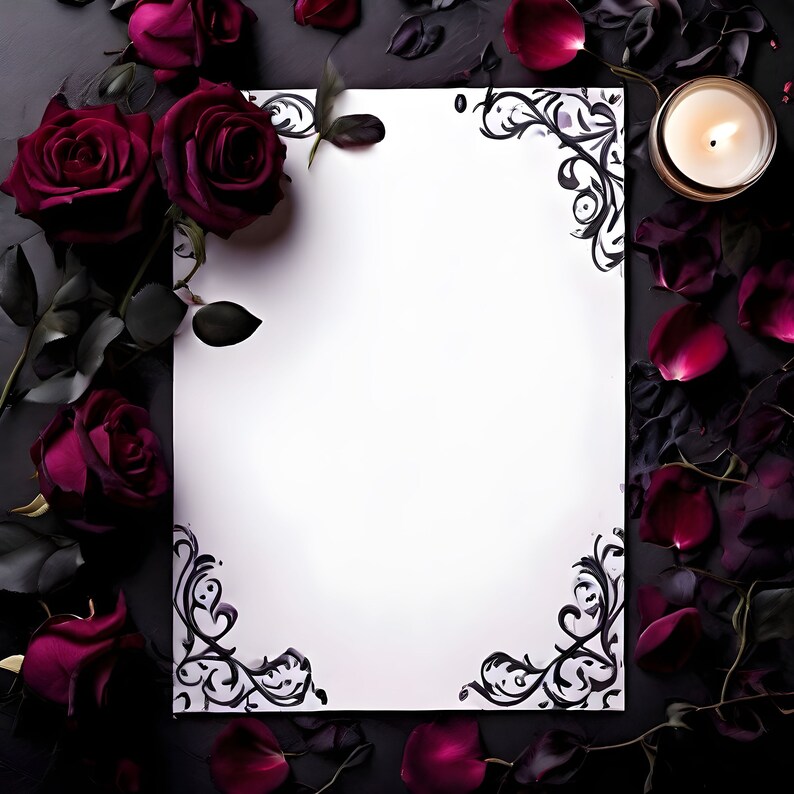 Gothic Wedding Card Mockup | Wedding Card | Wedding Mockup Bundle ...