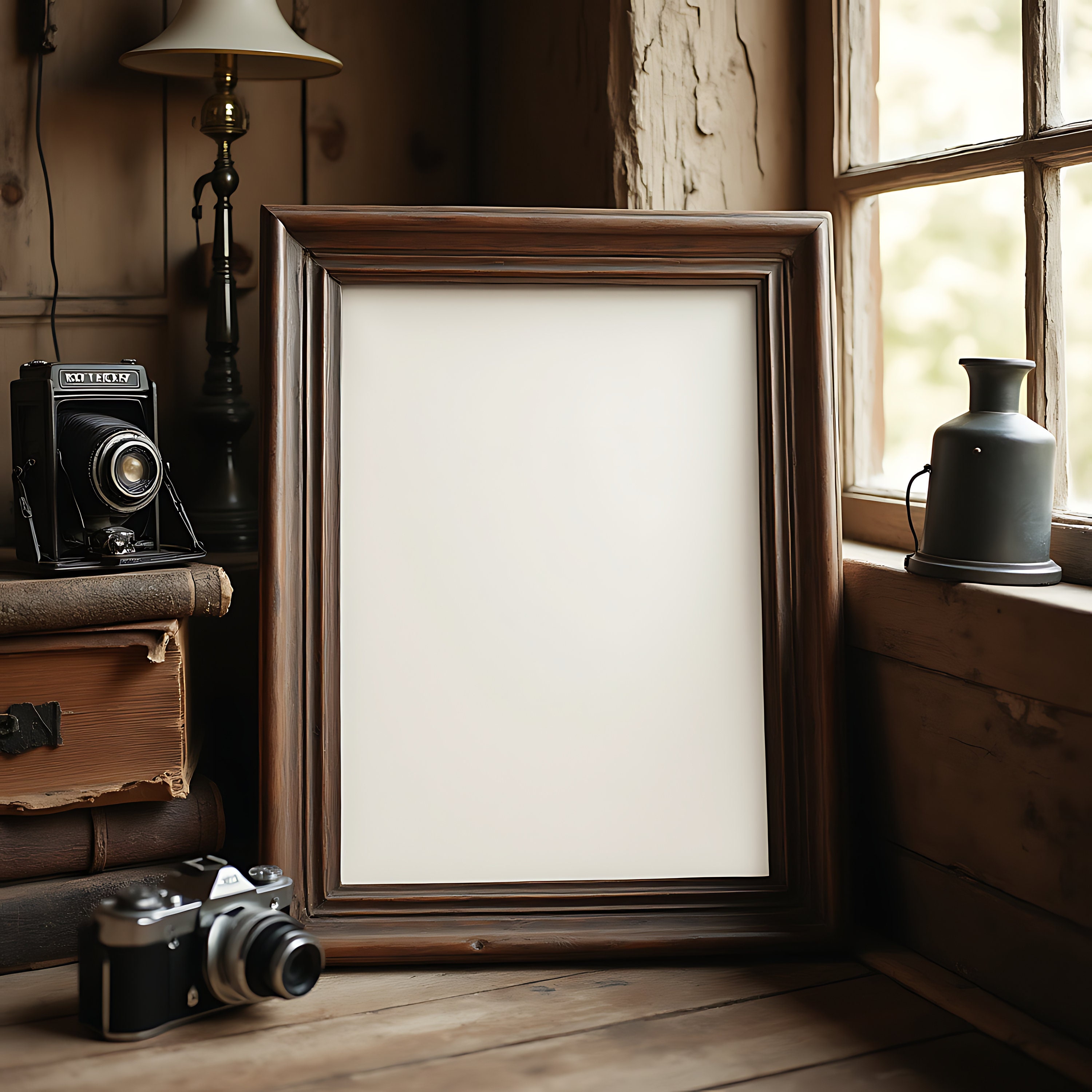 Vintage Frame Mockup | Single Frame Mockup | Poster Frame Mockup ...