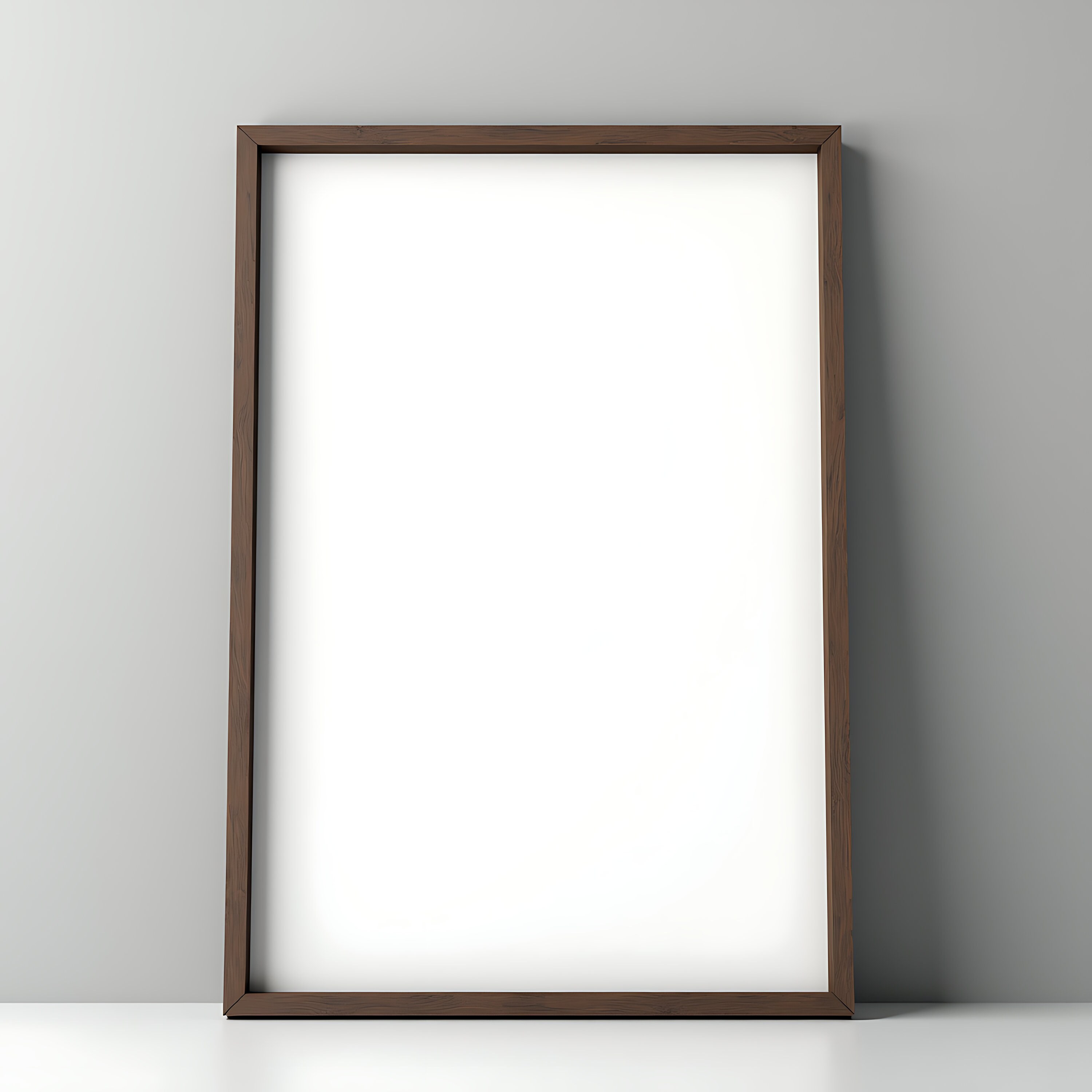 Blank White Interior Frame Mockup | Digital Frame | Vertical Frame ...
