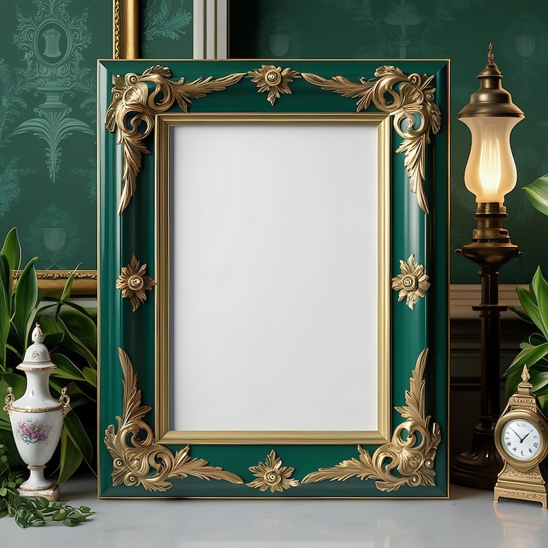 Victorian Style Wall Art Frame Mockup | Victorian Framed Pictures ...