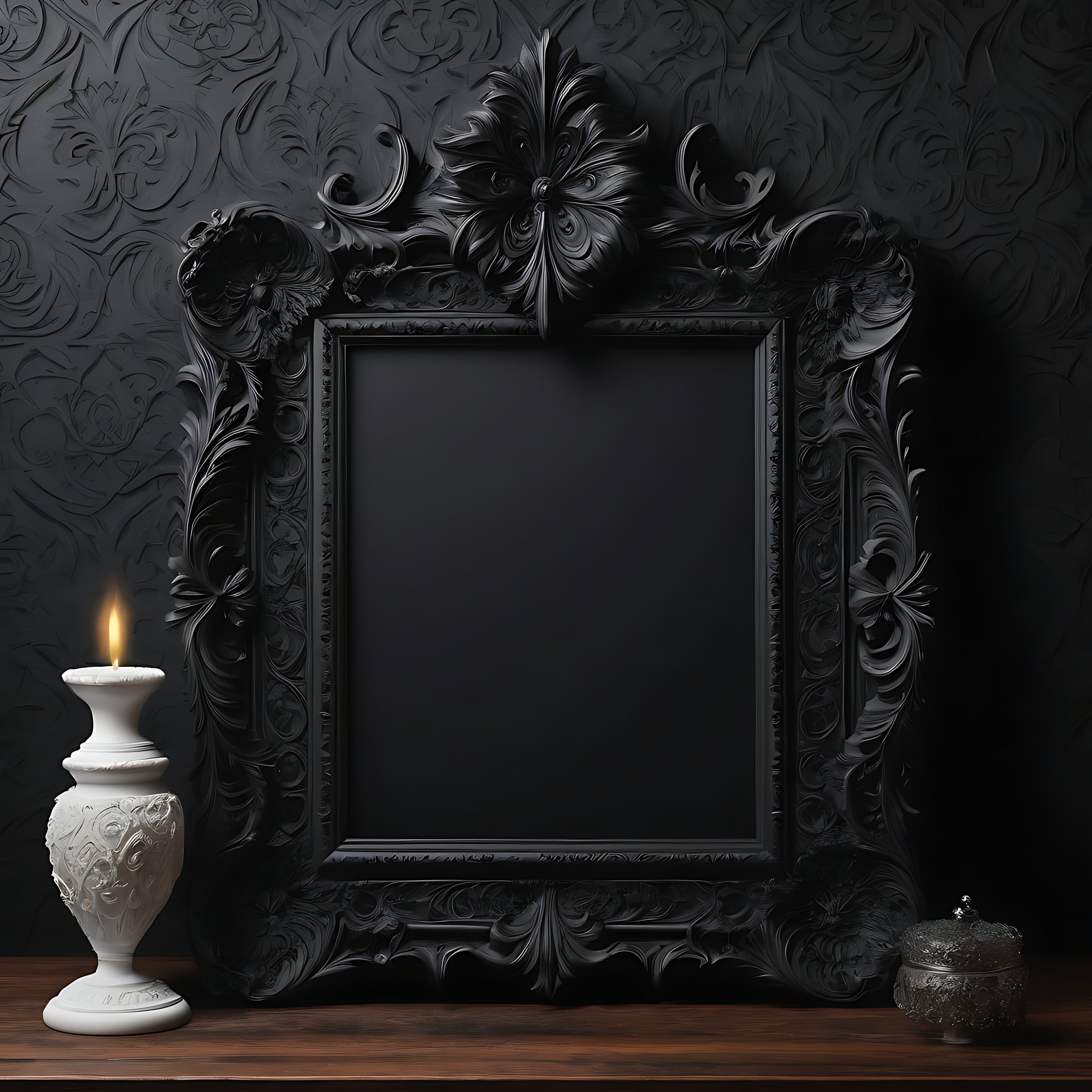 25 Pieces of Dark & Gothic Mockup | Gothic Home Decor | Gothic Frame ...