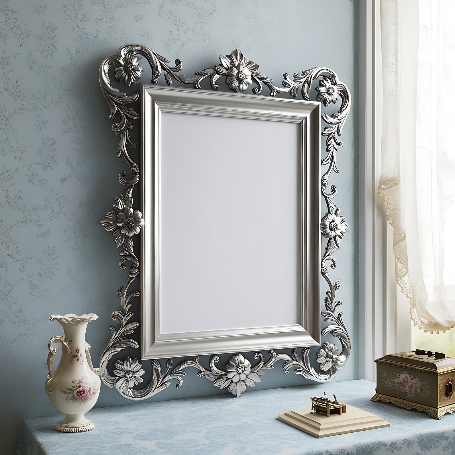 Victorian Style Wall Art Frame Mockup | Victorian Framed Pictures ...