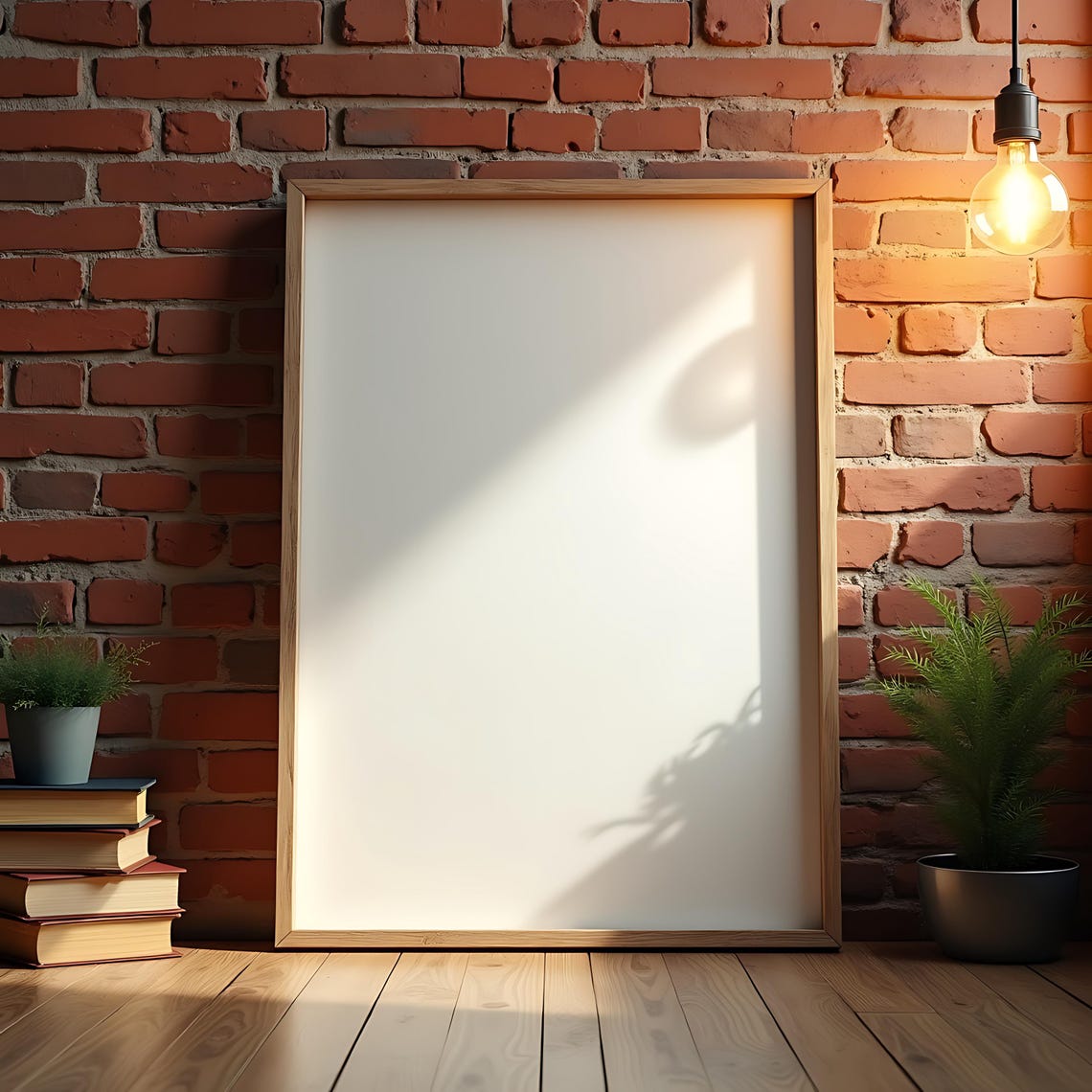 Poster Frame Mockup Wooden Frame Mockup Rustic Mockup PSD Frame Mockup ...