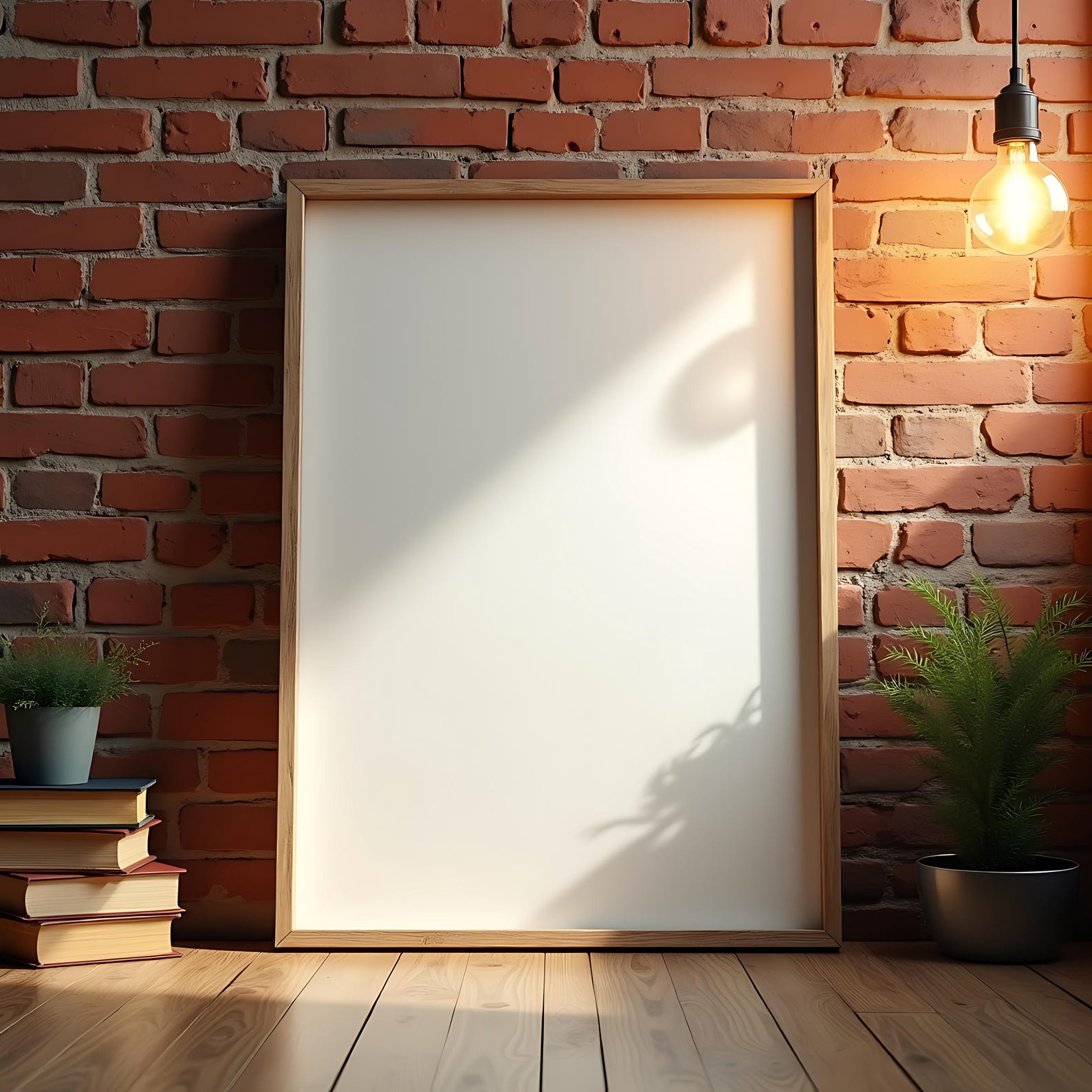 Poster Frame Mockup | Wooden Frame Mockup | Rustic Mockup | PSD Frame ...