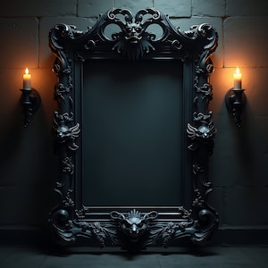 Baroque Frame Mockup | Gothic Frames | Ornate Frame | Gothic Frame ...