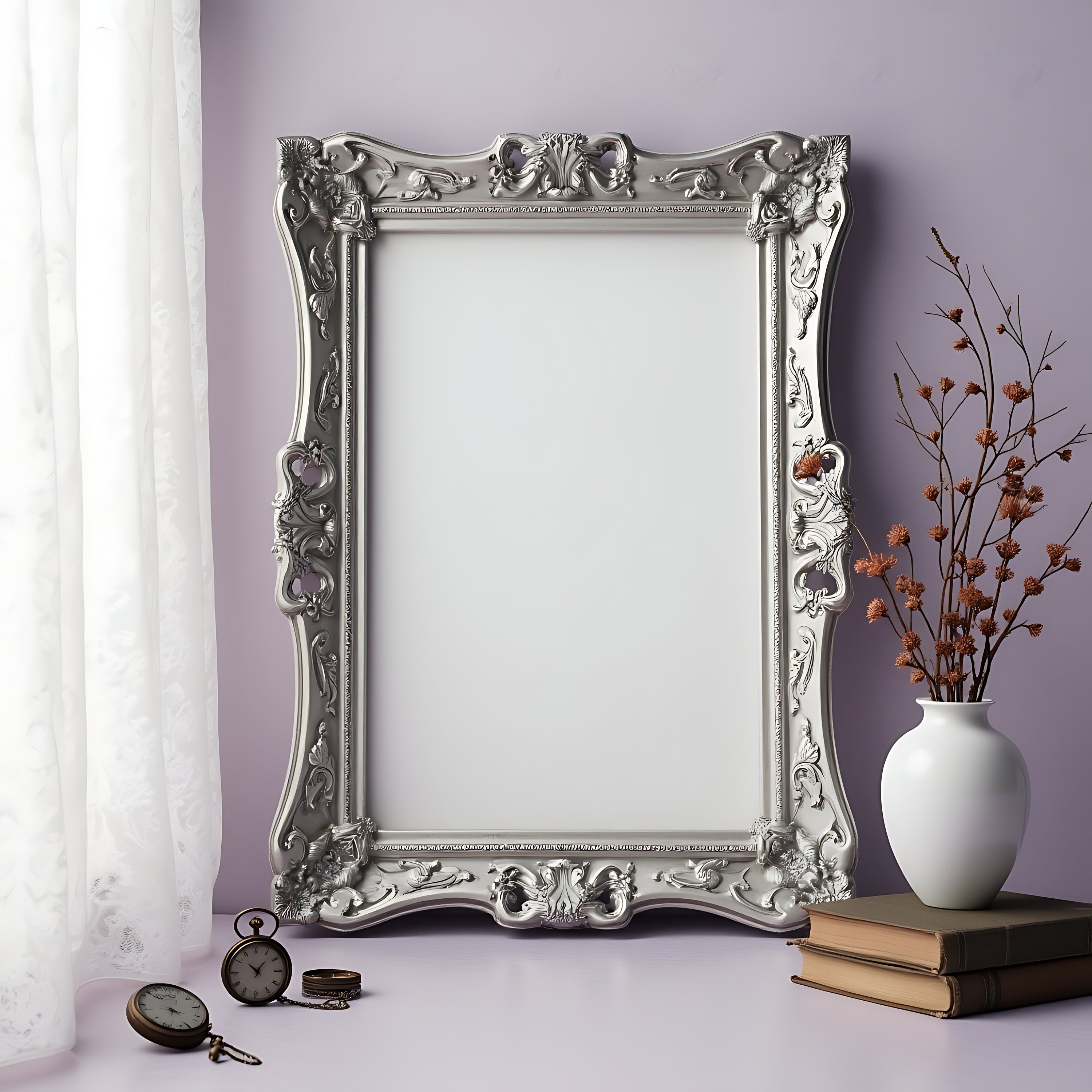Victorian Style Wall Art Frame Mockup | Victorian Framed Pictures ...