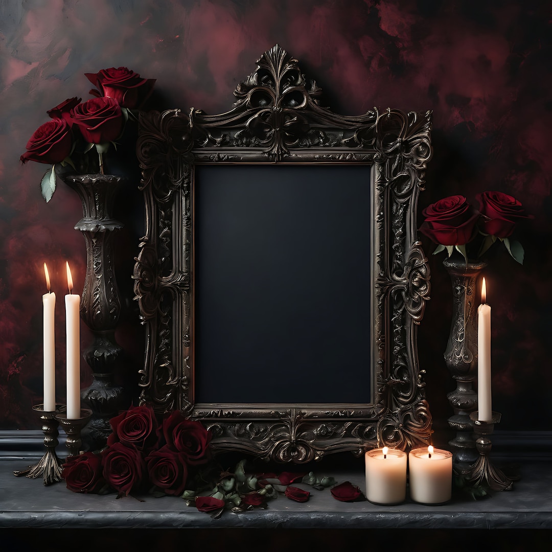 Baroque Frame | Gothic Frame | Vintage Frame | Wall Art Frame | Goth ...