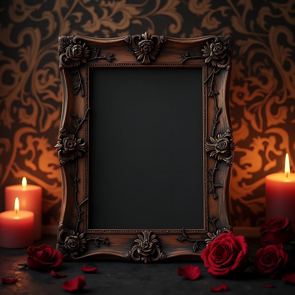 8x10 Picture Frame | Gothic Picture Frame | Gothic Art Mockup | Gothic ...