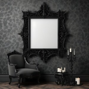 11 Pieces of Gothic Wall Art Mockup | Gothic Home Decor | Gothic Frame ...