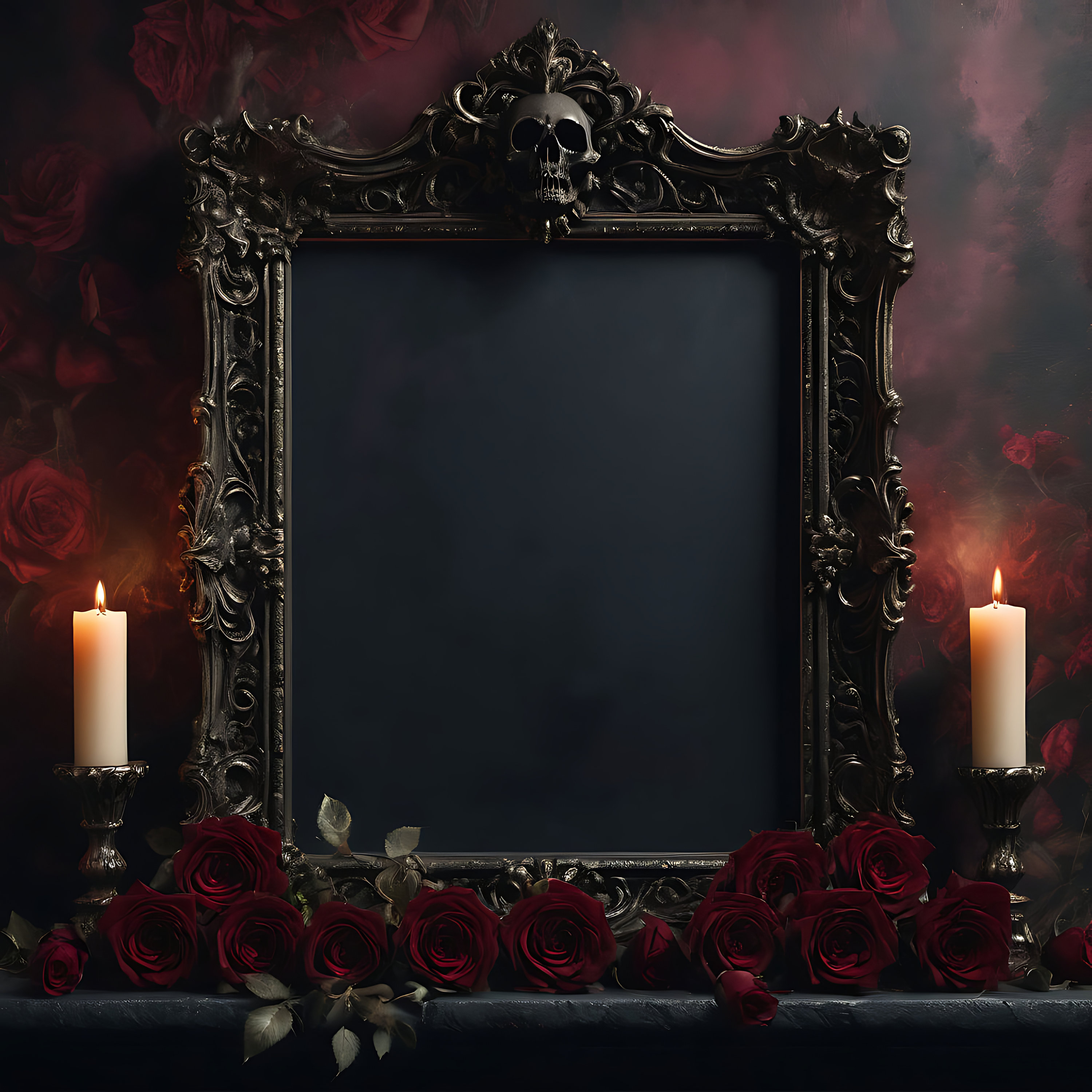 Baroque Frame | Gothic Frame | Vintage Frame | Wall Art Frame | Goth ...