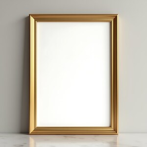 Gold Wall Art Vertical Frame Mockup | Vertical PSD Frame Mockup ...
