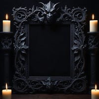 Gothic Picture Frame - Etsy