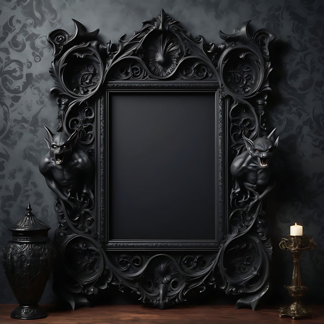 11 Pieces of Gothic Wall Art Mockup | Gothic Home Decor | Gothic Frame ...