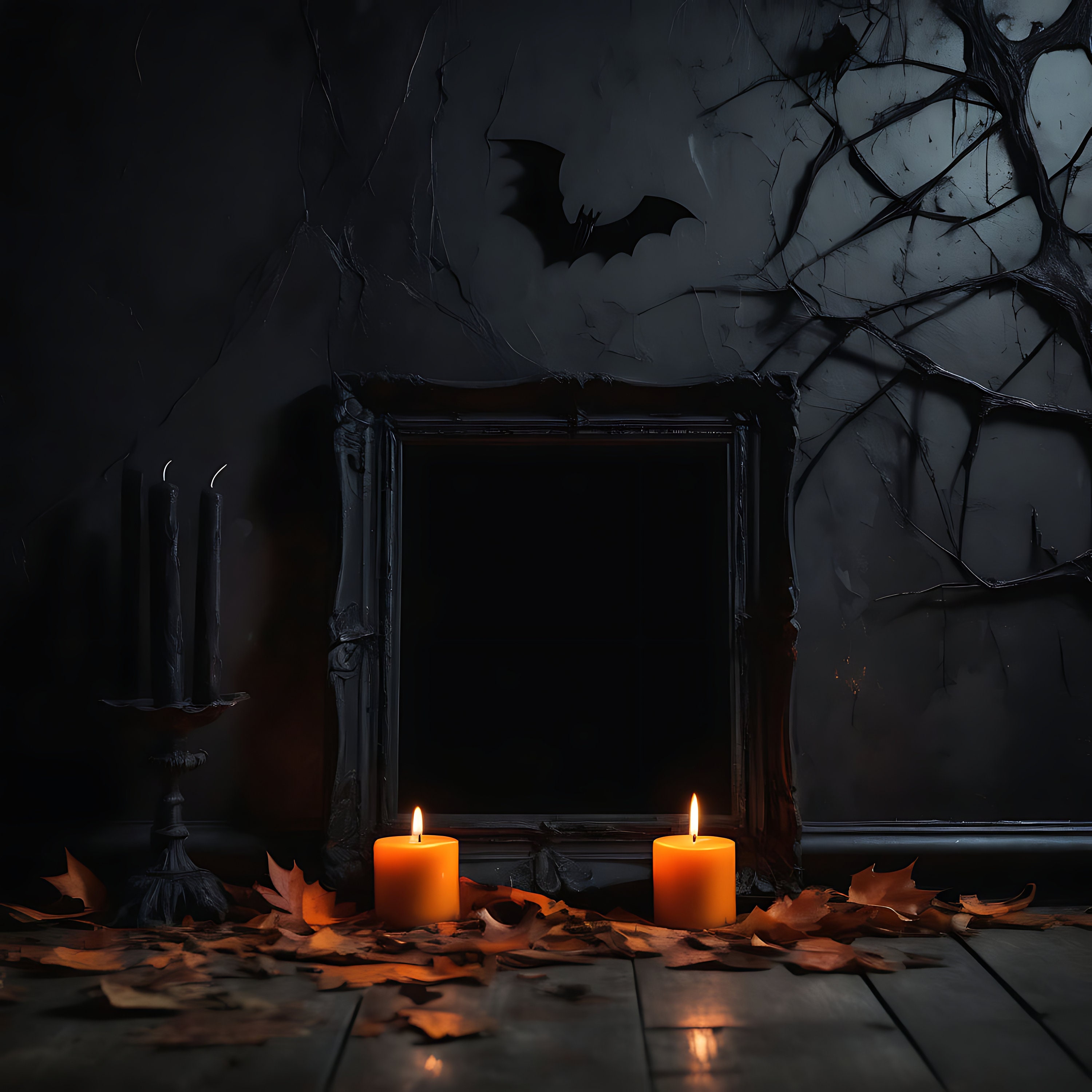 Haunted Gothic Frame Mockup | Gothic Frame | Halloween Frames | Gothic ...