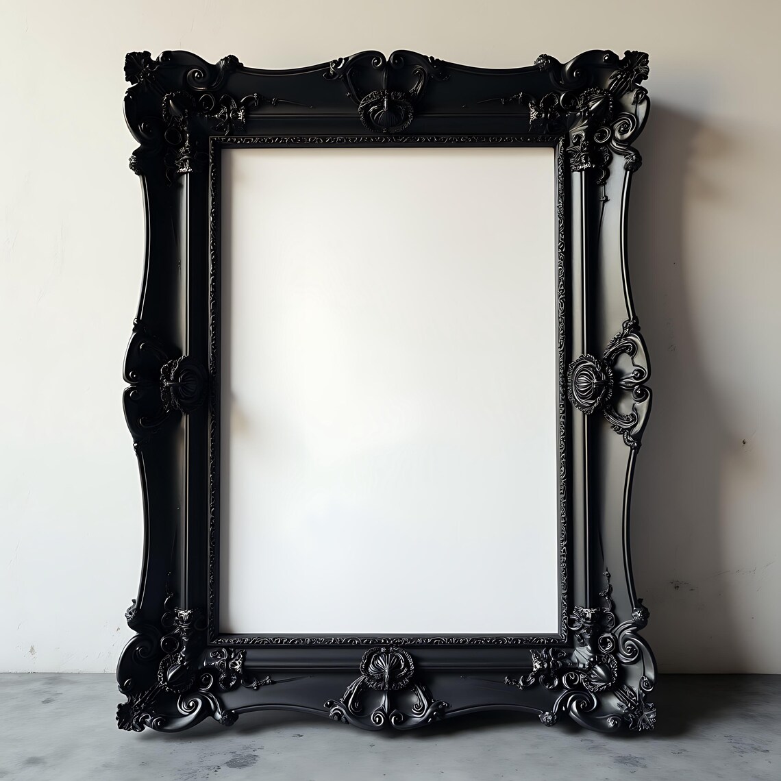 Black Gothic Frame Mockup | Black Frame | Gothic Frame | Single Frame ...