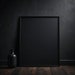 Black Vertical Frame Mockup | Digital Download | Wall Art Mockup ...