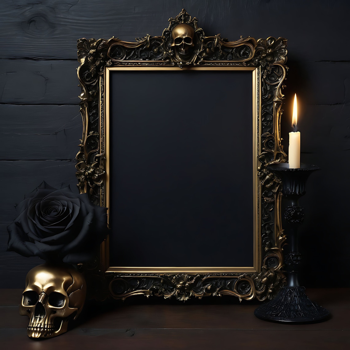 Gothic Frame Gothic Home Decor Art Mockup SVG Gothic Frames Gothic ...