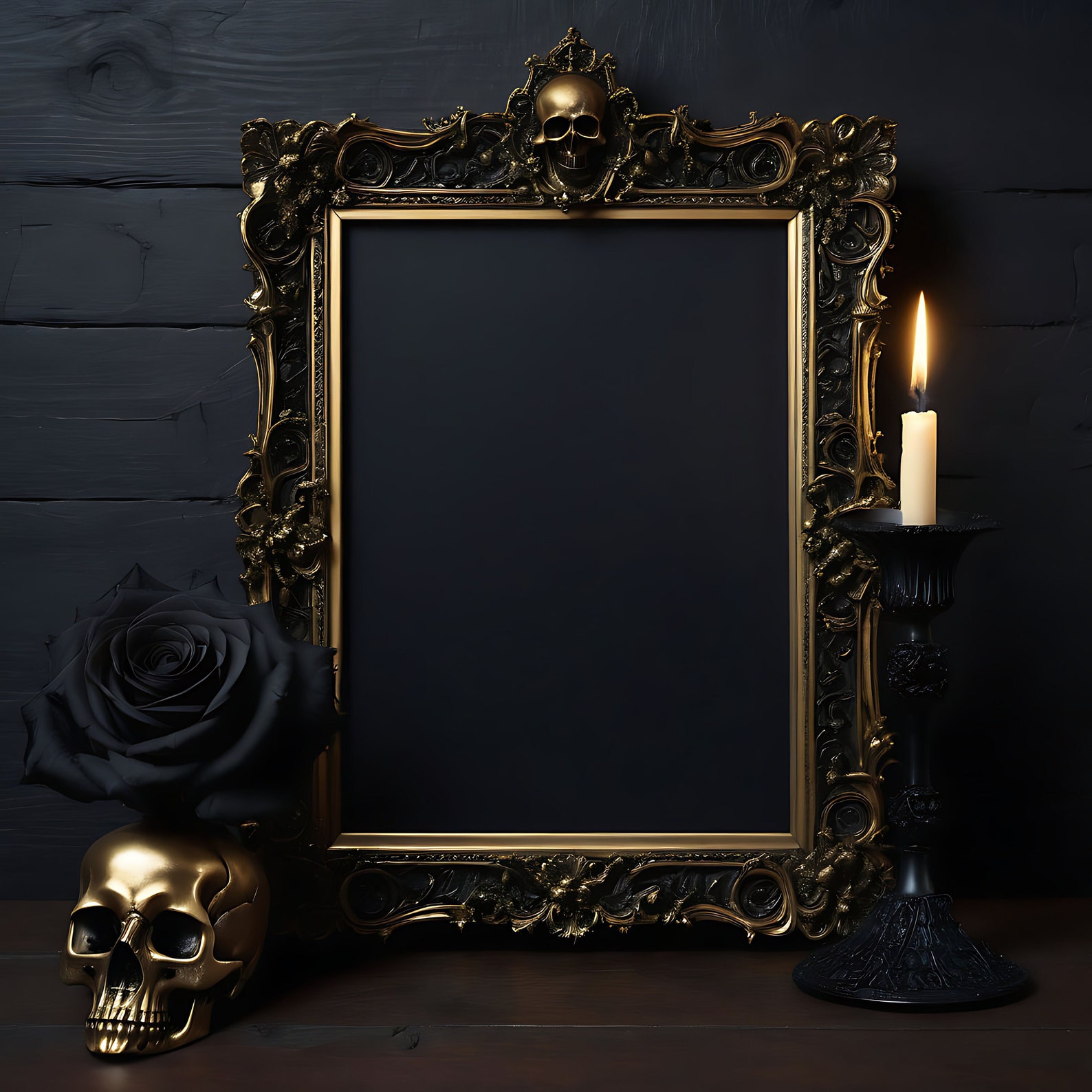 Gothic Frame | Gothic Home Decor Art Mockup SVG | Gothic Frames ...