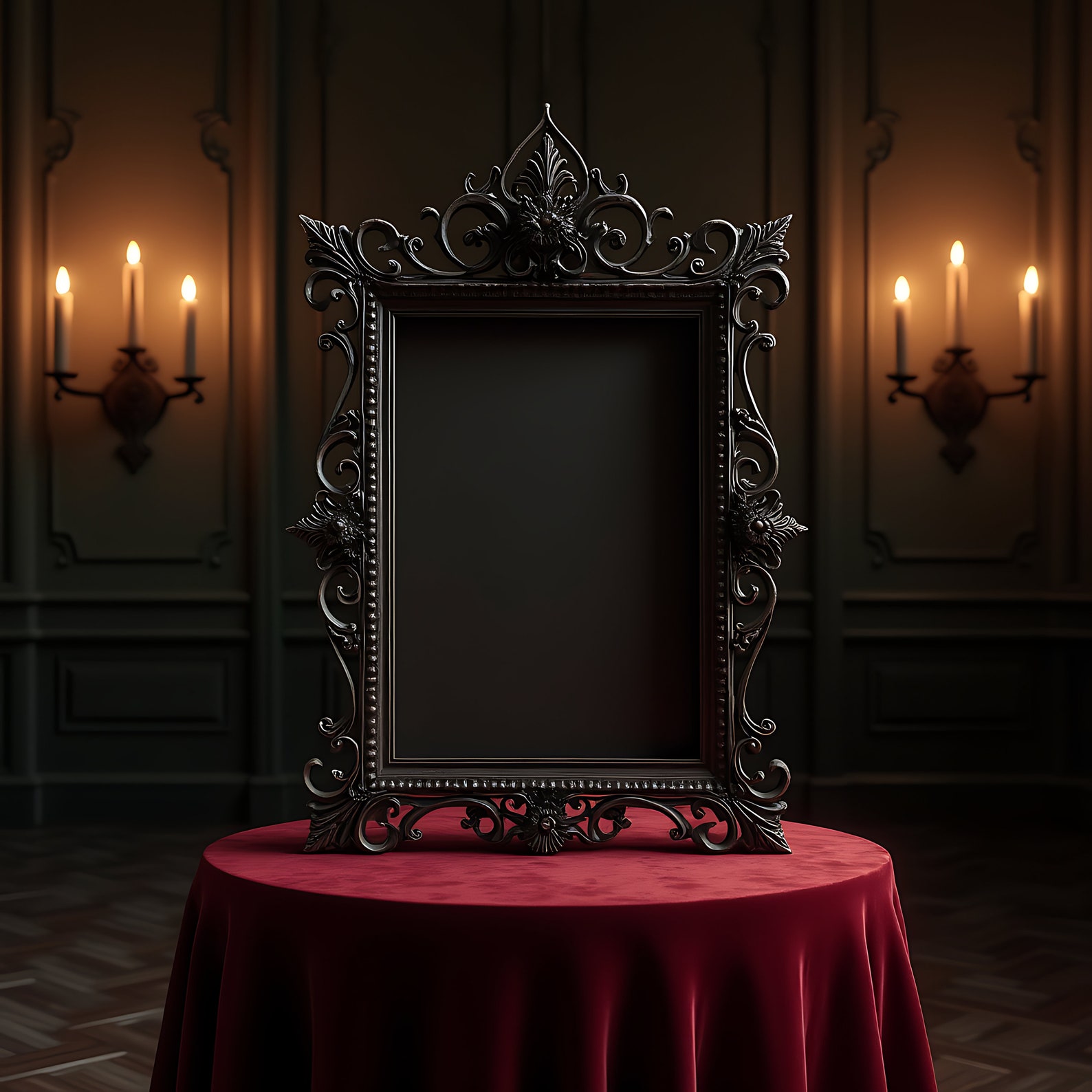 14 Pieces of Vertical Frame Mockup | Black Frame Mockup | Interior ...