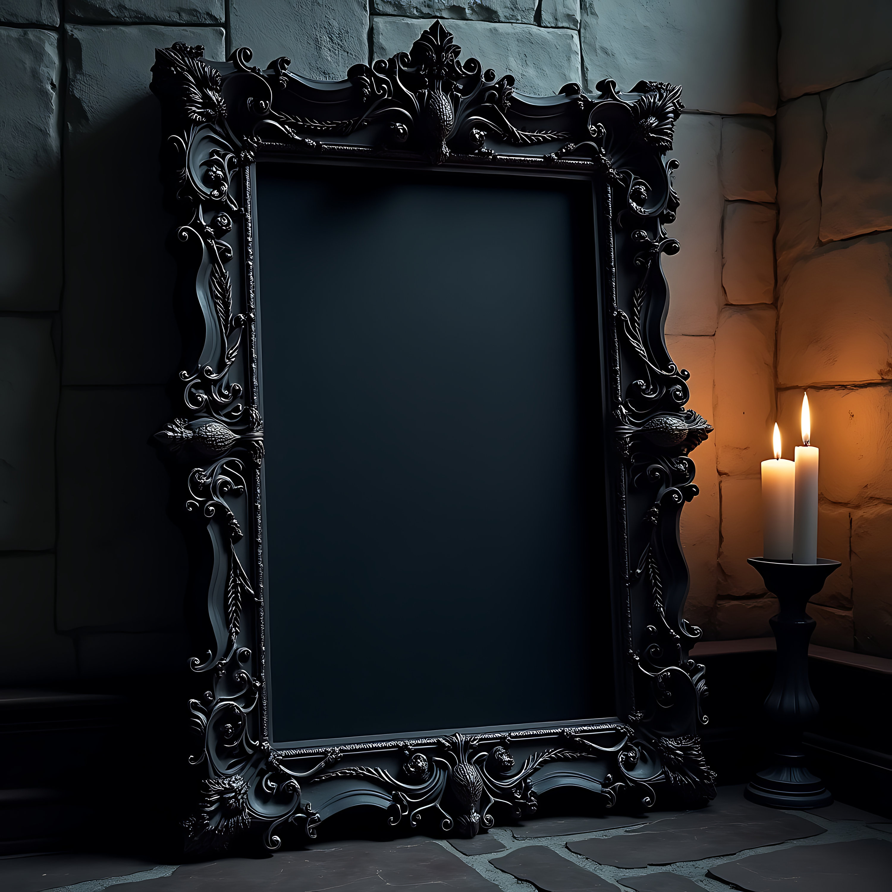 Baroque Frame Mockup | Gothic Frames | Ornate Frame | Gothic Frame ...