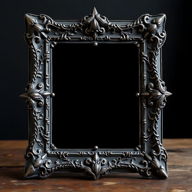 Gothic Frame Mockup | Gothic Mockup | Black Frame Mockup | Gothic Art ...