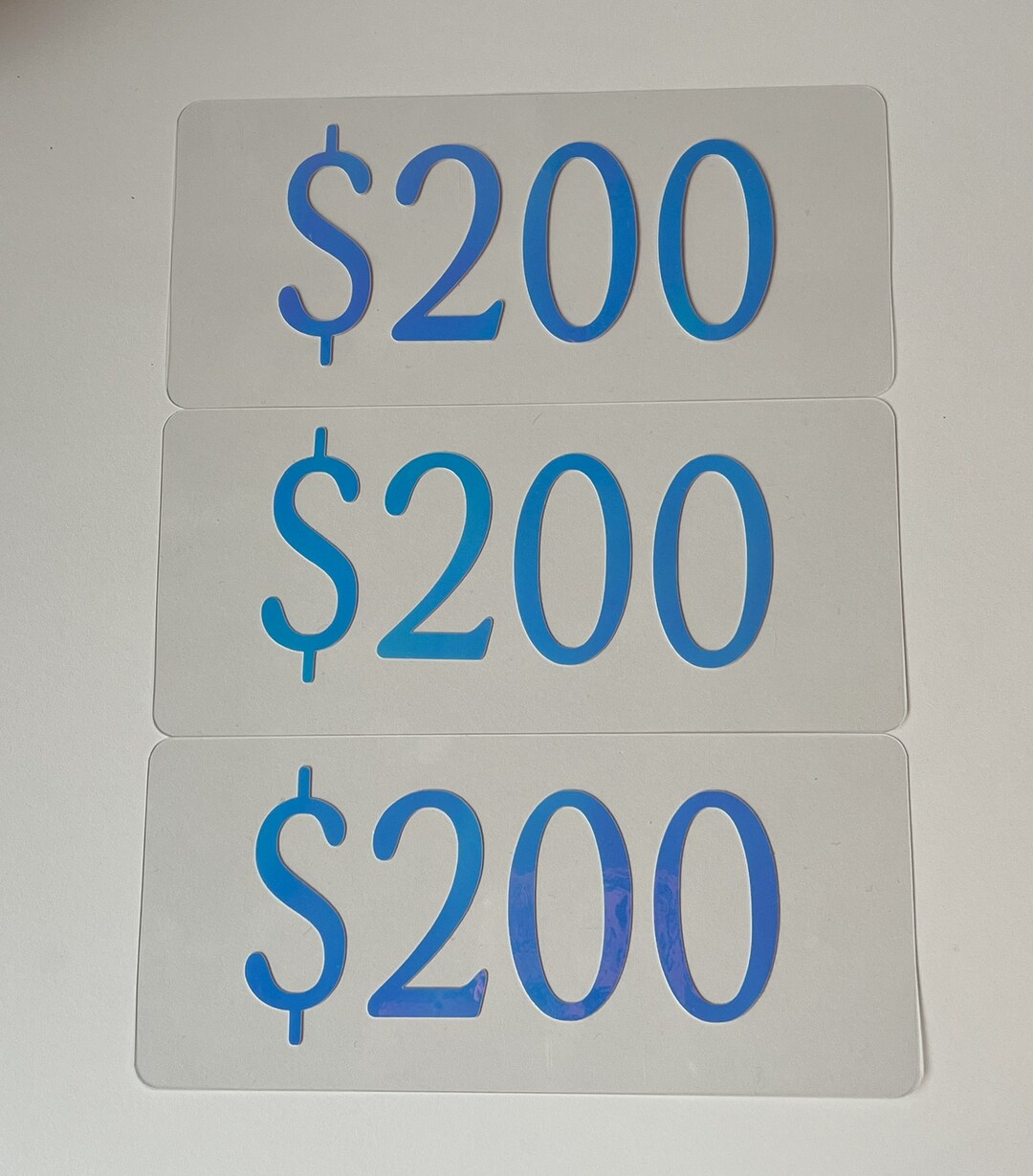 200 Dollar Placeholder Vinyl Placeholder Budgeting Cash Stuffing - Etsy ...