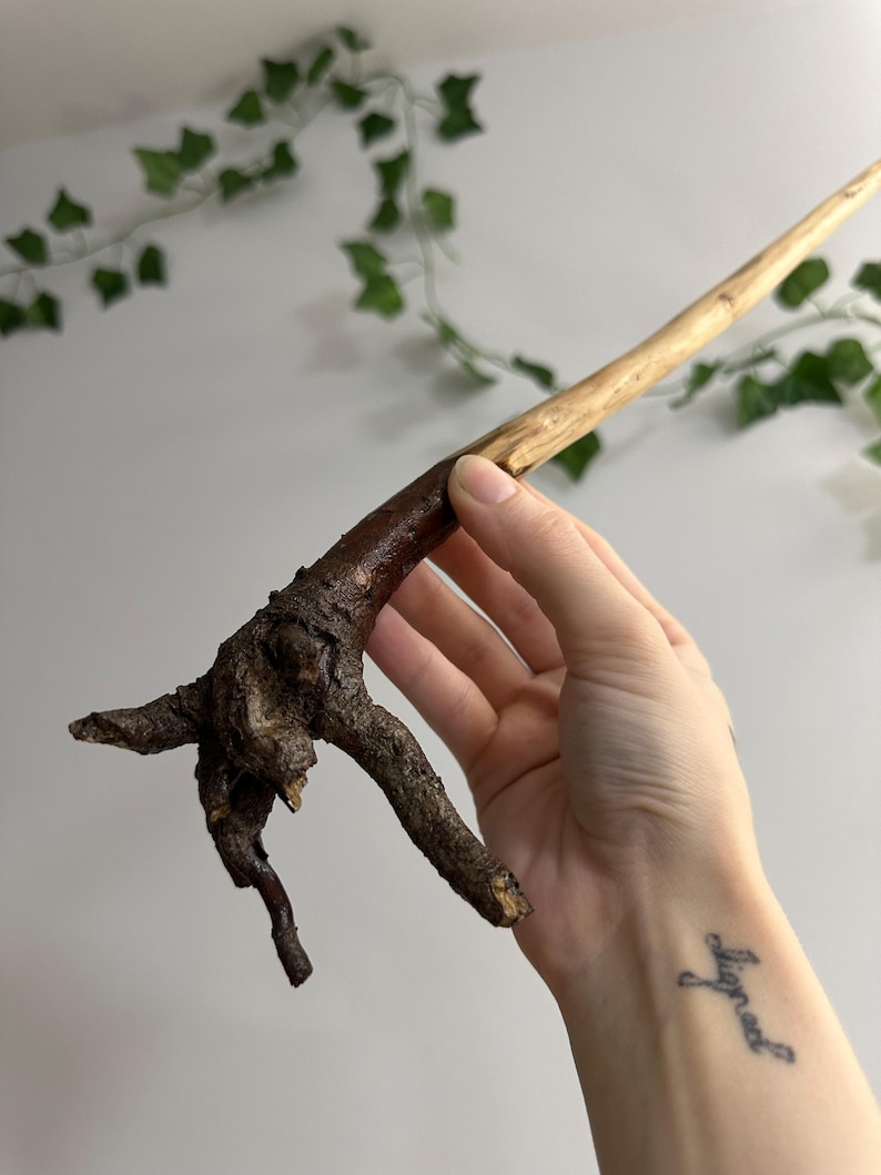 Hand-carved Wand - Etsy