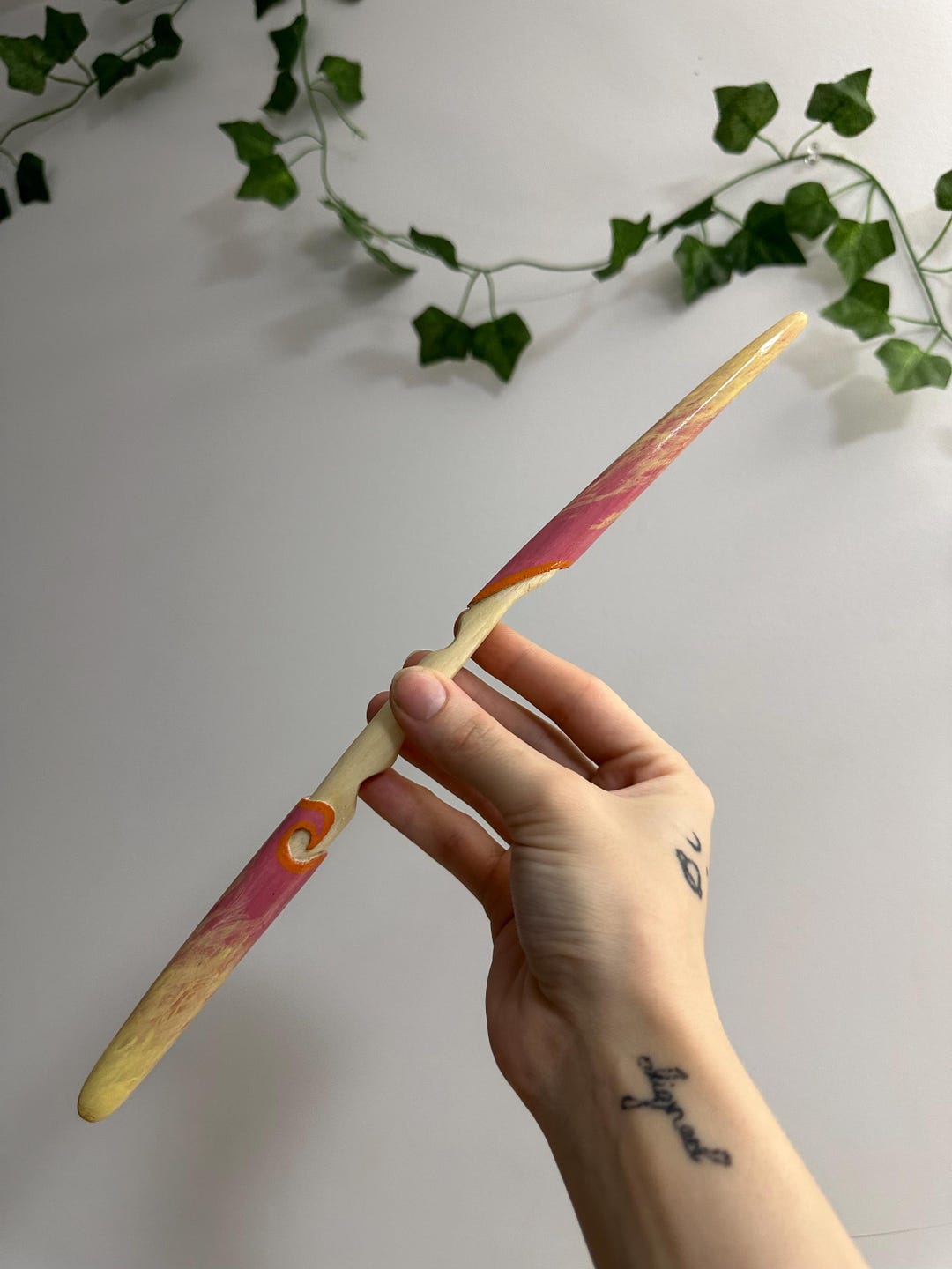 Hand-carved Wand - Etsy
