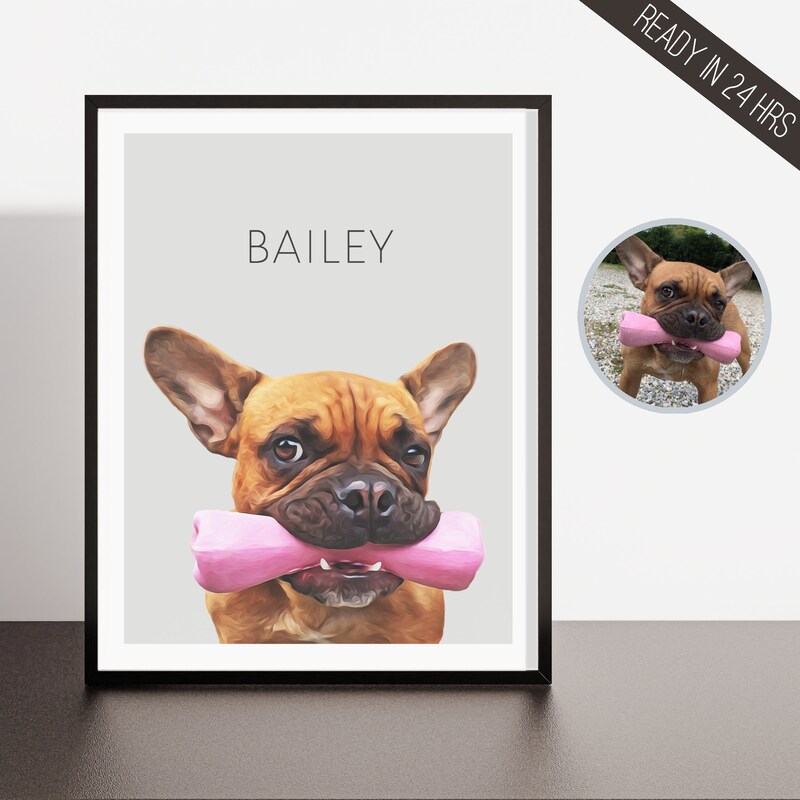 Custom Pet Portrait - Etsy