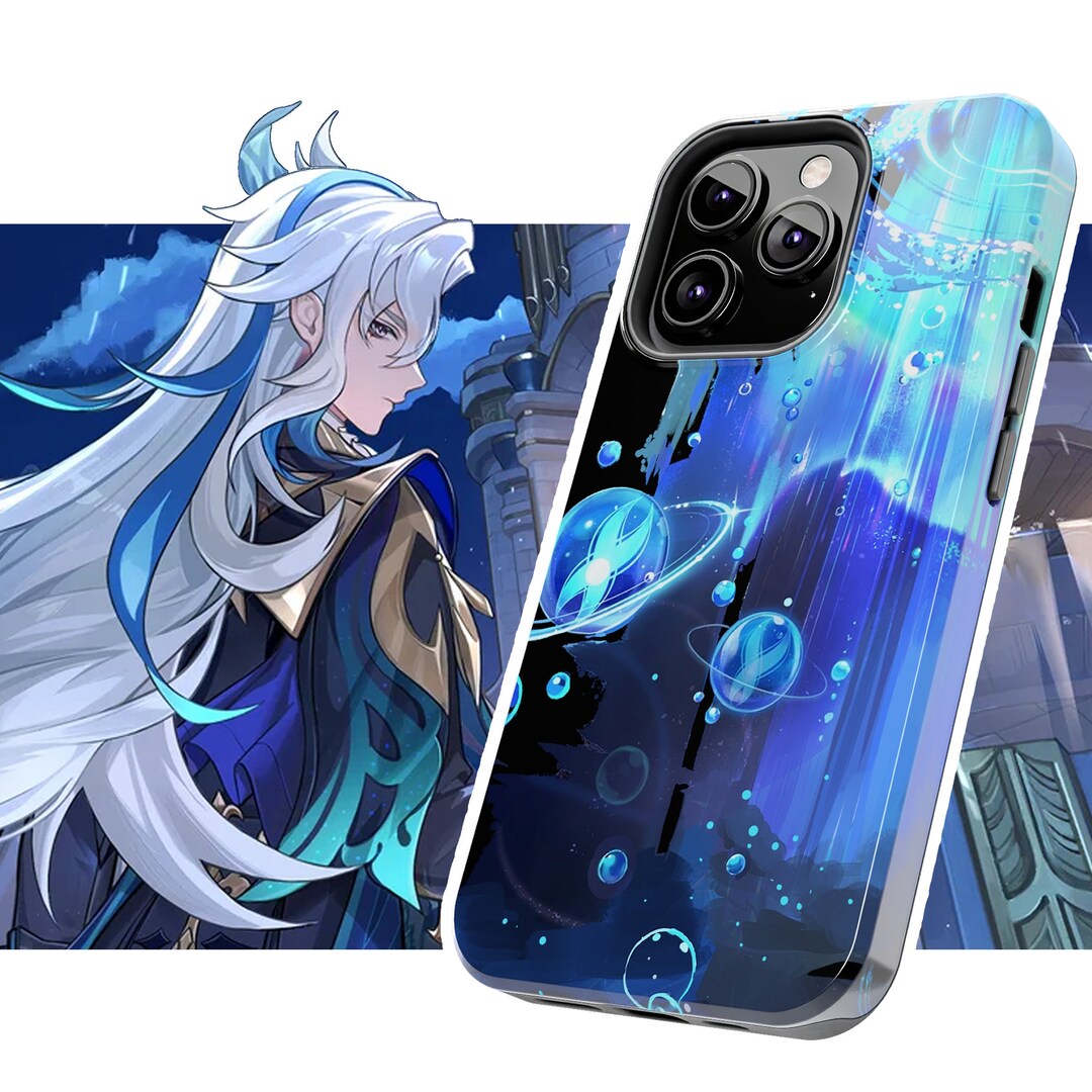 Neuvillette Splash Art Aesthetic Themed Genshin Impact Tough Case ...