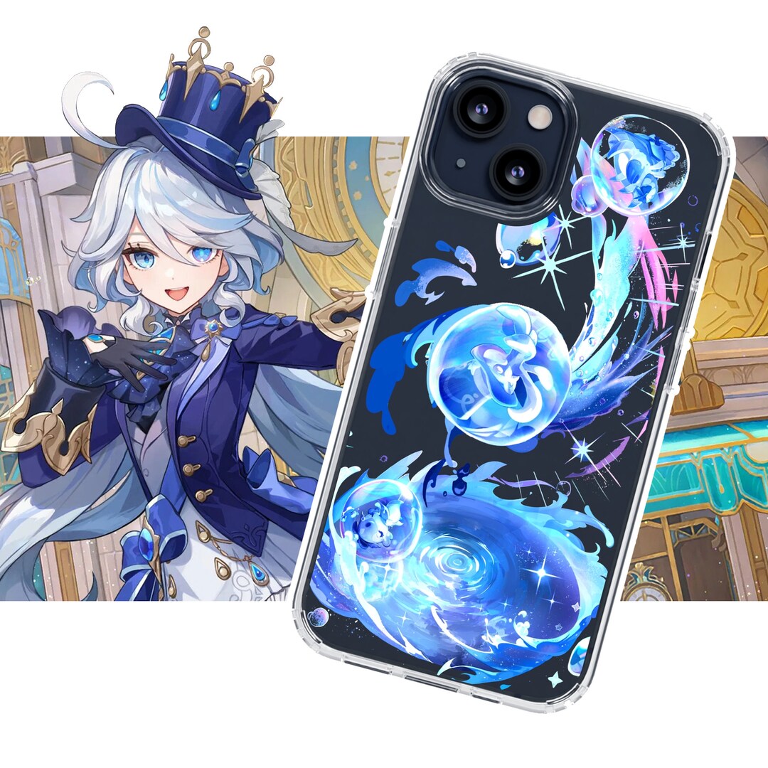 Furina De Fontaine Genshin Impact Clear Phone Case Transparent Case - Etsy