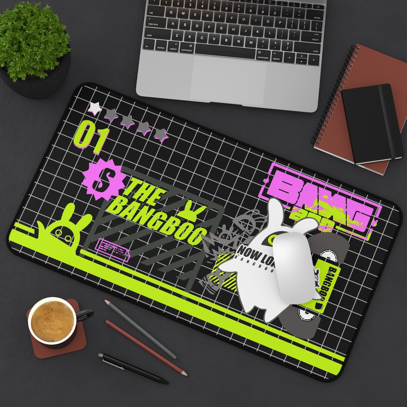 Bangboo Zenless Zone Zero ZZZ Game Trendy Aesthetic Desk Mat Retro ...