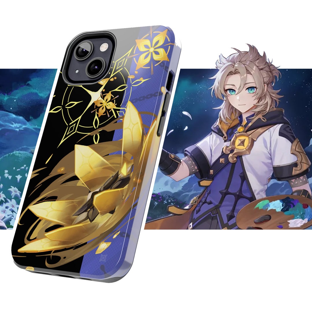Albedo Elemental Burstthemed Genshin Impact Tough Case iPhone 7, 8, X ...