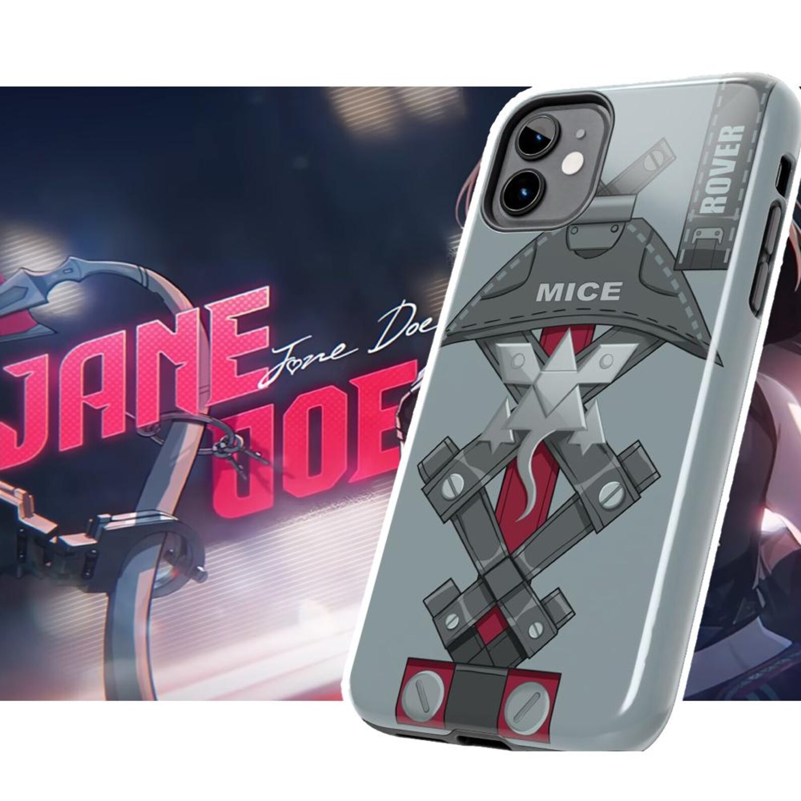 Fanmade Jane Doe Jacket Back Inspired Tough Phone Case Zenless Zone ...
