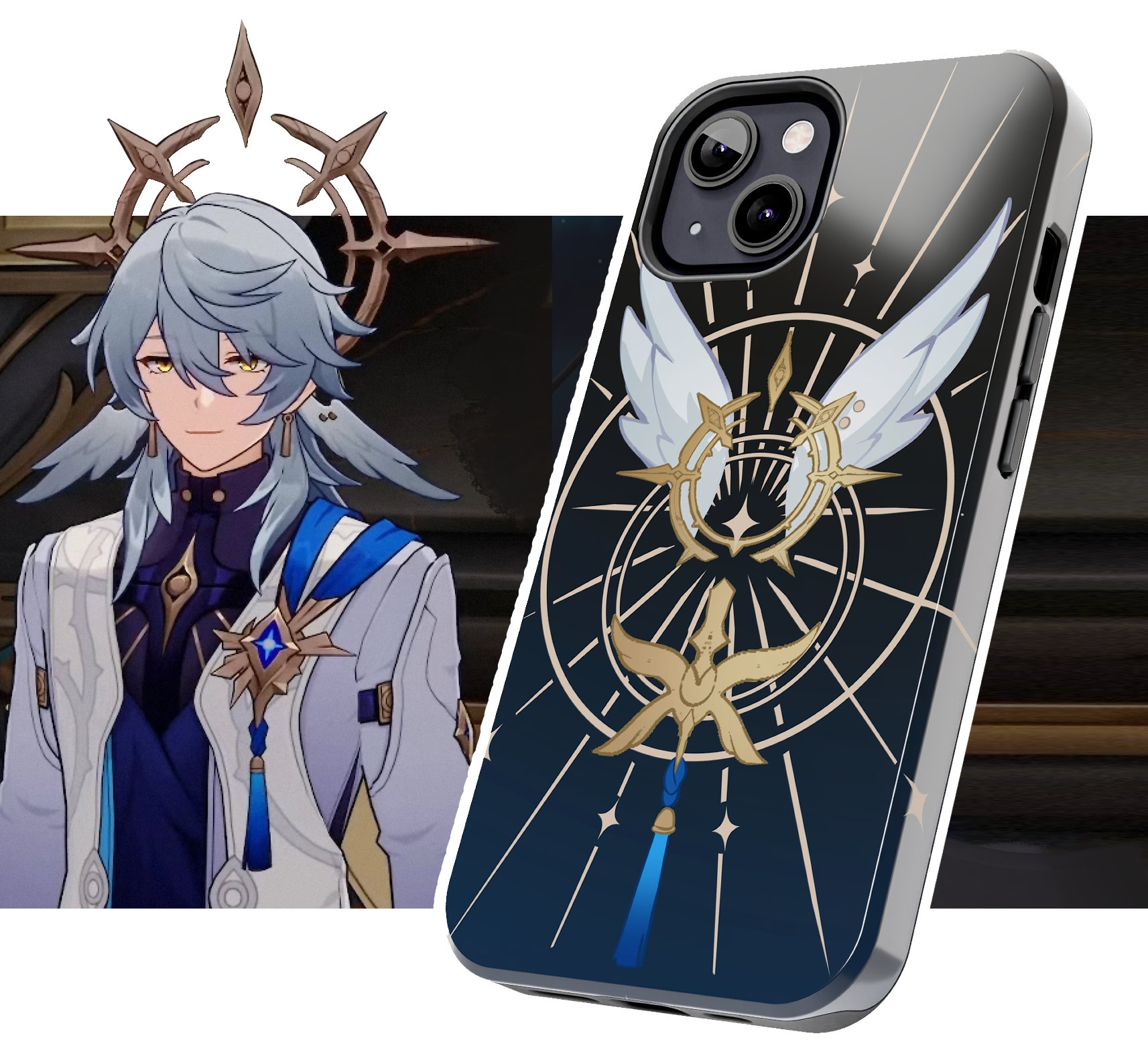 Sunday Honkai Star Rail Penacony Wings Accessory Theme Tough Phone Case ...