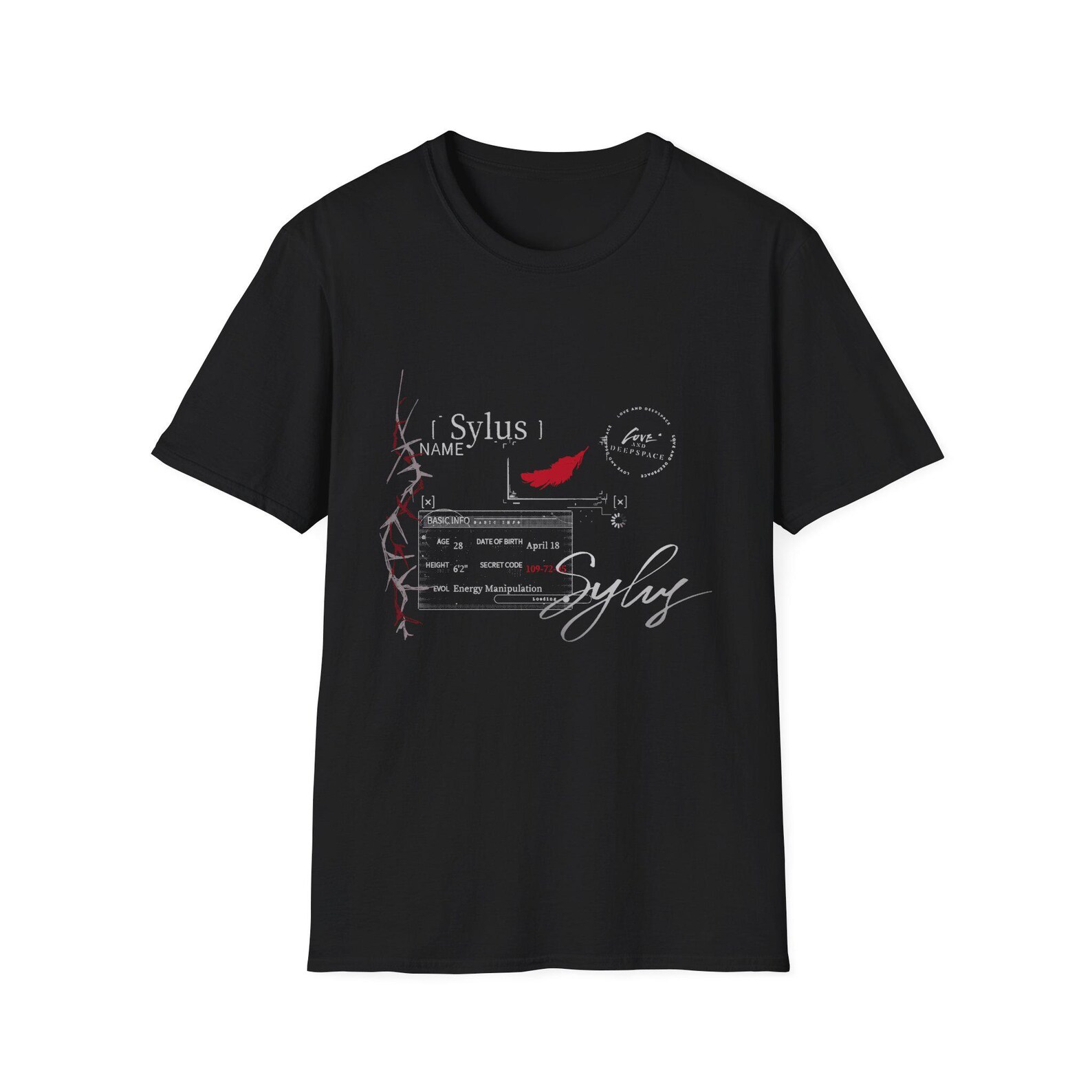 Sylus Love and Deepspace Inspired Subtle Graphic Text Minimalistic ...